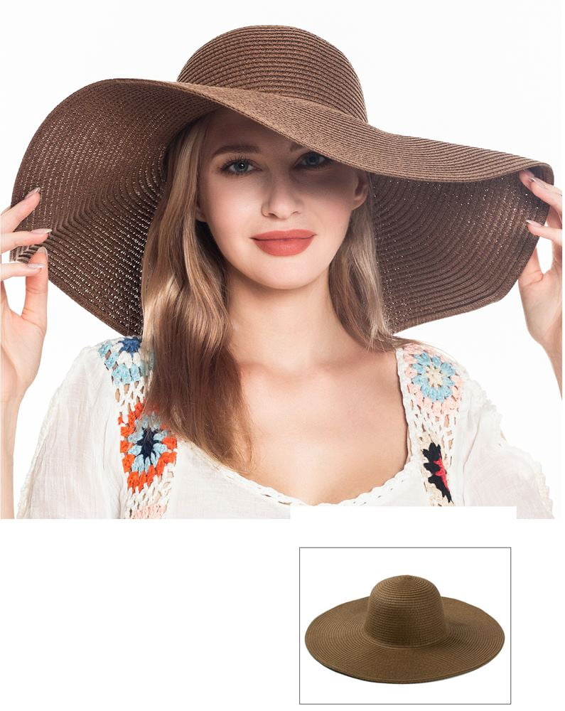 Sun-Kissed Elegance: Stylish Straw Floppy Hat for Effortless Summer ...