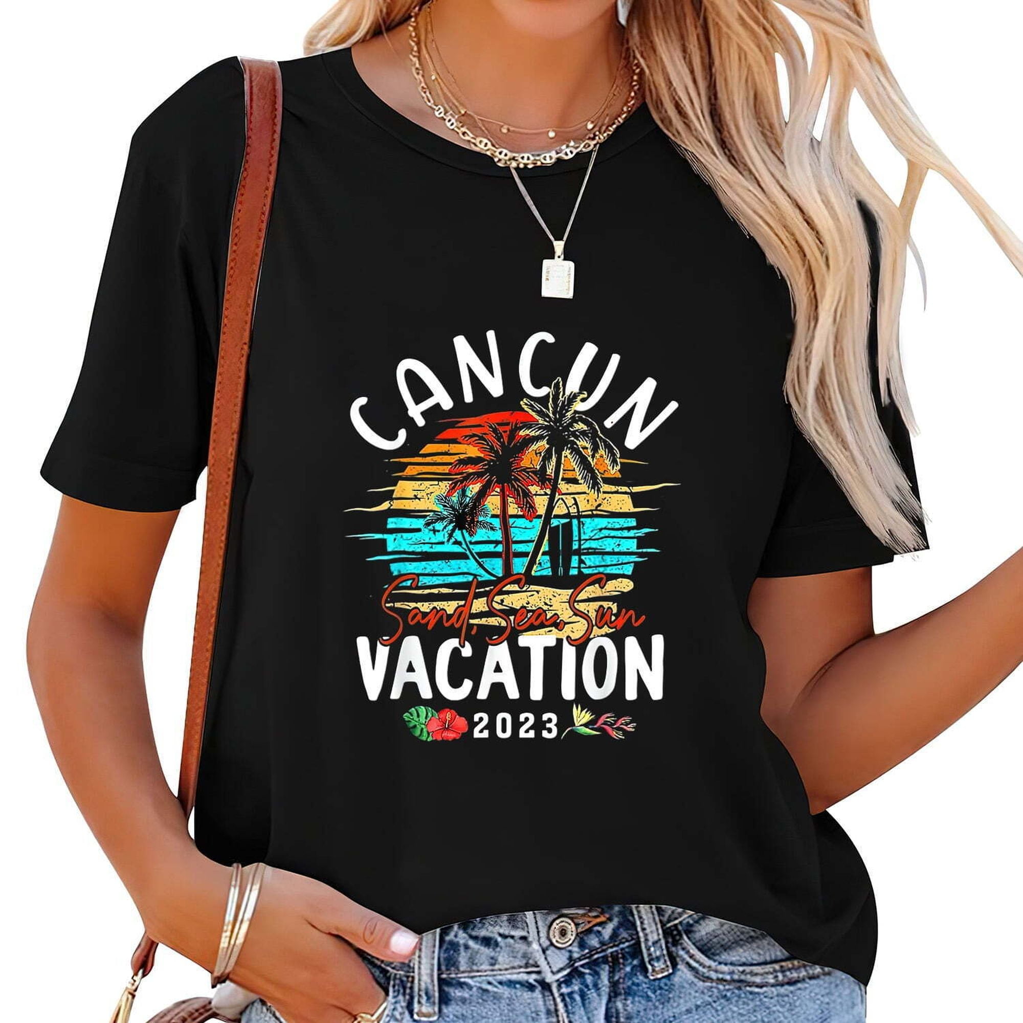 Sun-Kissed Memories: Cancun 2023 Family Vacation - Matching Group Tees ...