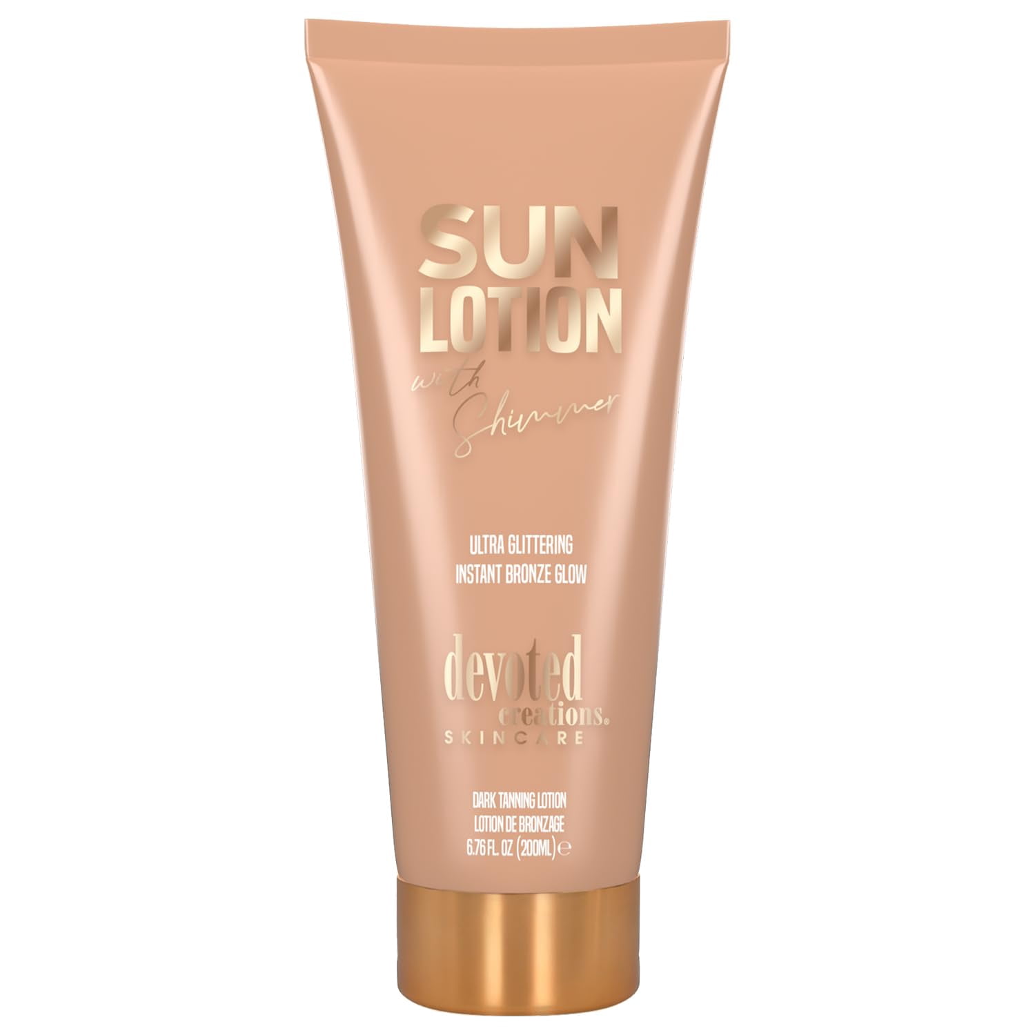Sun Lotion with Shimmer Ultra HYZ01 Glittering and Instant Bronze 6.76 ...