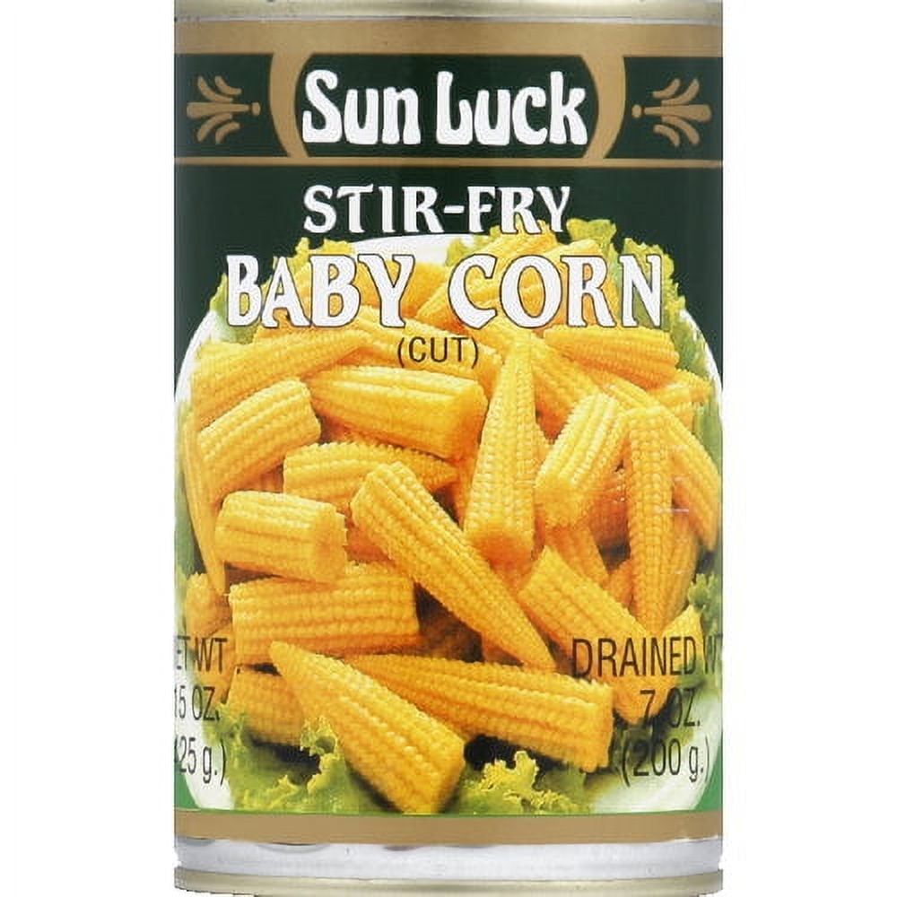 Sun Luck Stir Fry Cut Baby Corn, 15 oz (Pack of 6) - Walmart.com