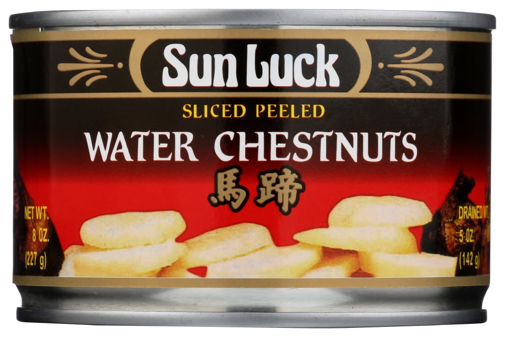 Sun Luck Water Chestnuts, Sliced Peeled, 8 oz - Walmart.com