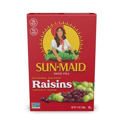Sun-Maid California Sun-Dried Raisins - 12 Oz Sharing-Size Box - Dried ...