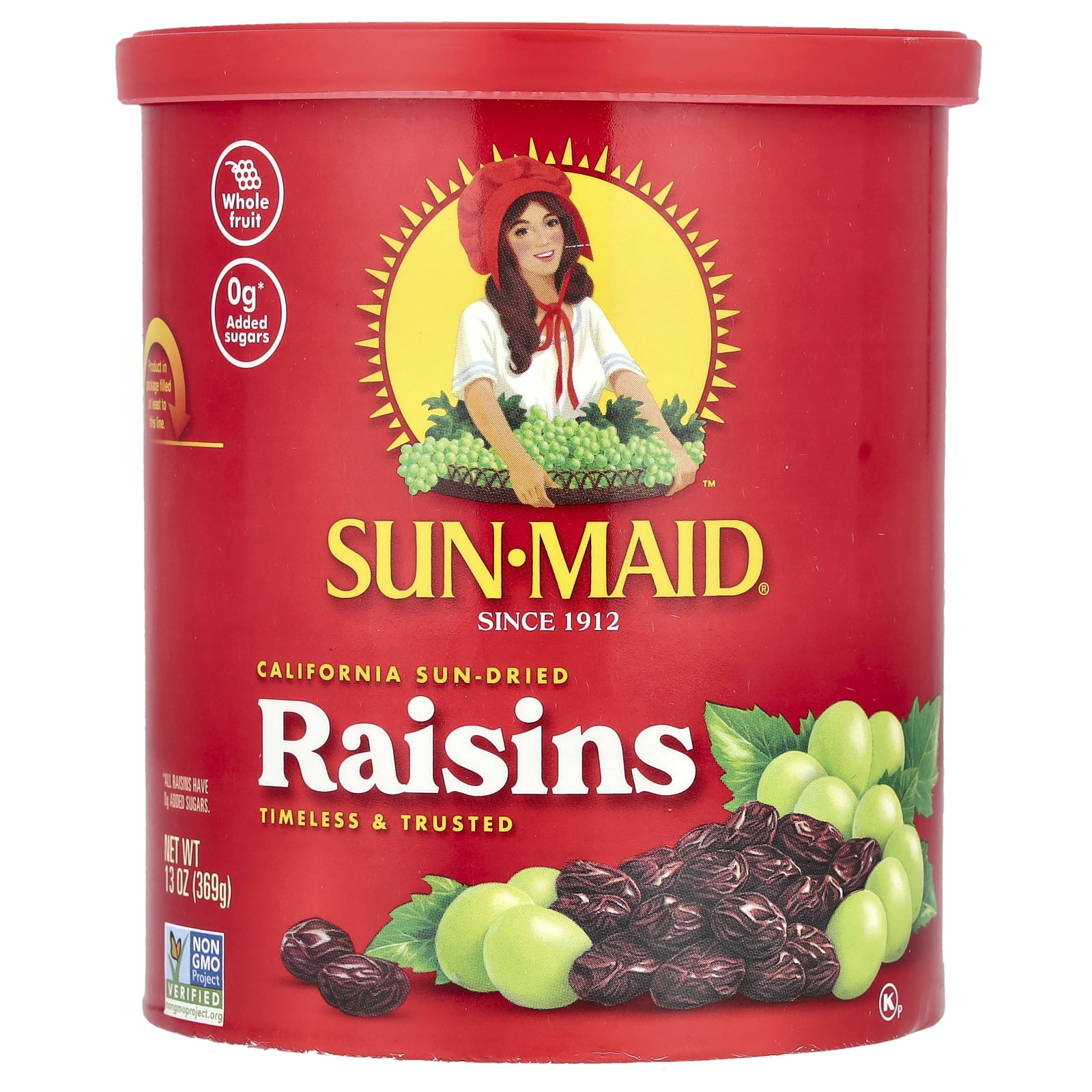 Sun-Maid California Sun-Dried Raisins, 13 oz, Dried Fruit - Walmart.com