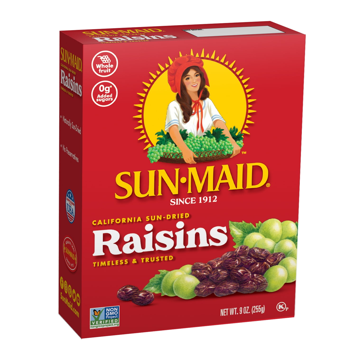 Sun-Maid California Sun-Dried Raisins, 9 oz - Walmart.com