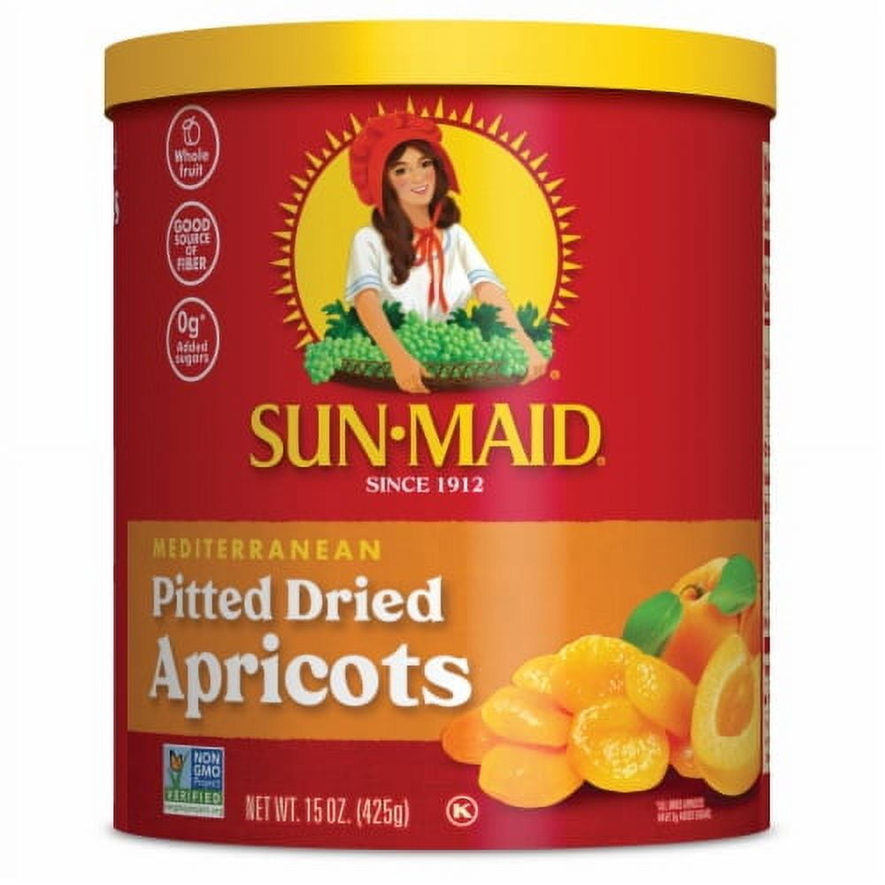 Sun-Maid Mediterranean Pitted Dried Apricots - 15 oz - Walmart.com