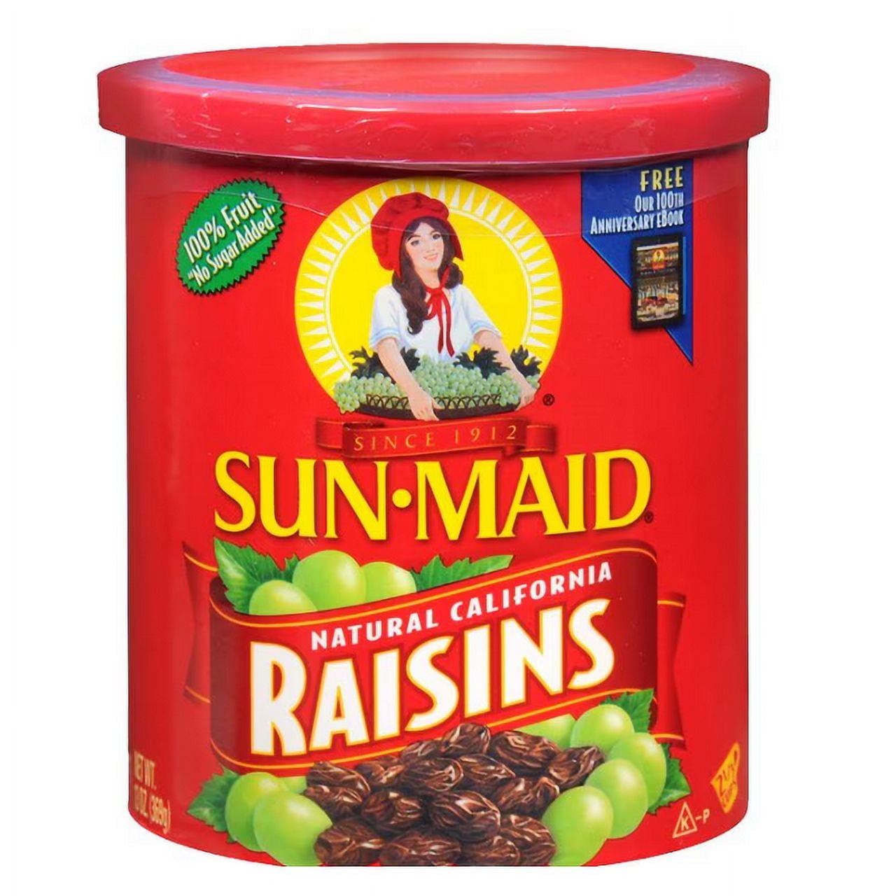 Sun-Maid Natural California Raisins 13 oz Pack of 2 - Walmart.com