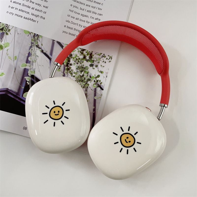 Sun & Moon AirPods Max Cartoon Case, AirPods Max Silicone Cover for ...