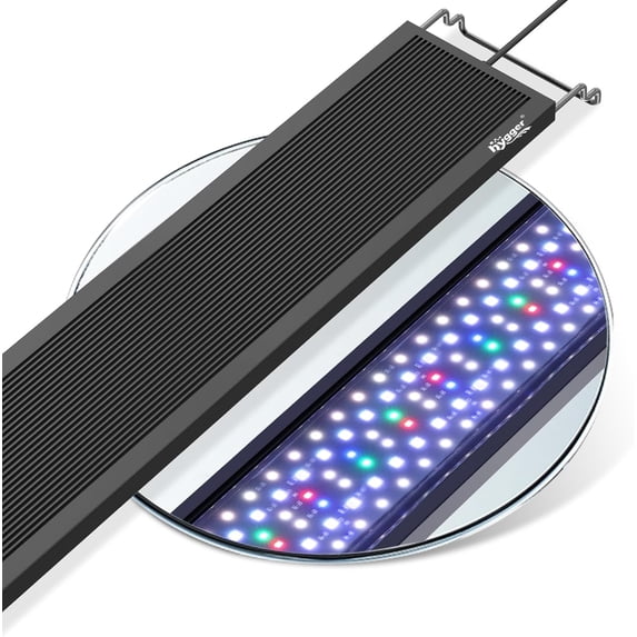 Sun Moon LED Aquarium Light, Full Spectrum Fish Tank Light Day-Night ...