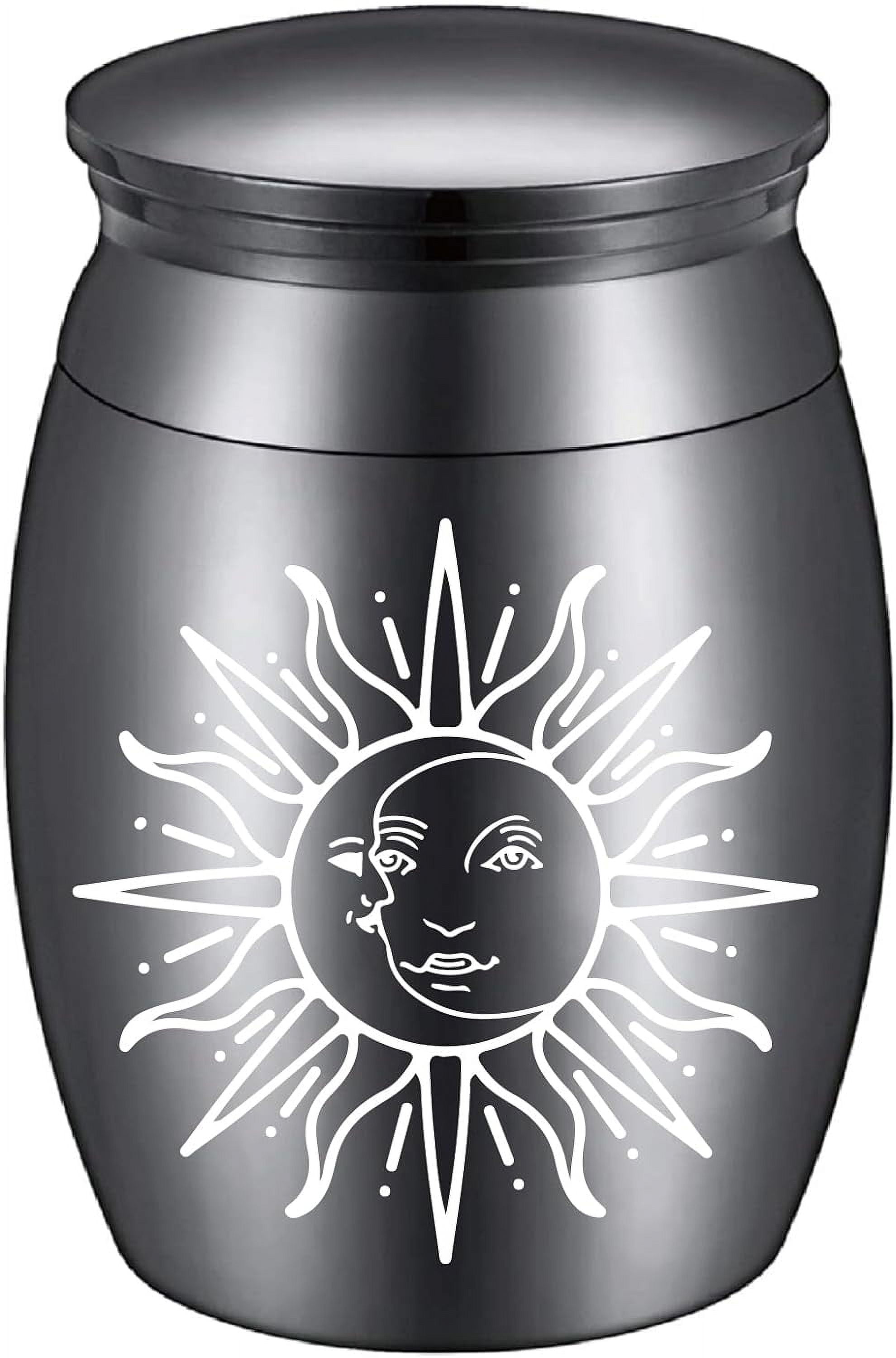 Sun & Moon Night Small Keepsake Urns for Human Ashes Mini Cremation ...