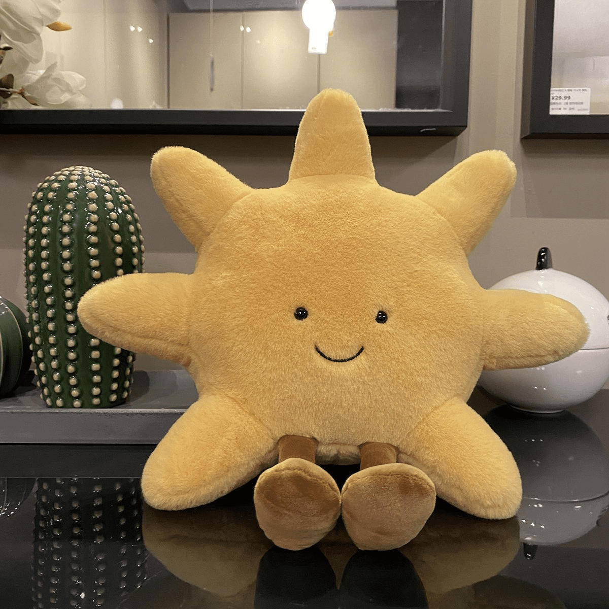 Sun /Moon Plush Toys – Soft Stuffed Plushies, Cute Decorative Crescent ...