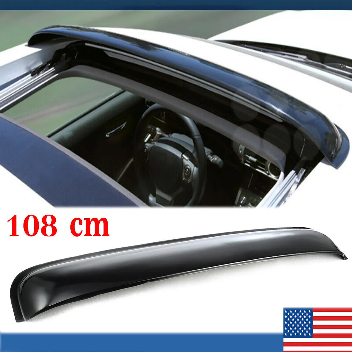 Sun Moon Roof Window Sunroof Moonroof Visor Shade Guard Deflector ...