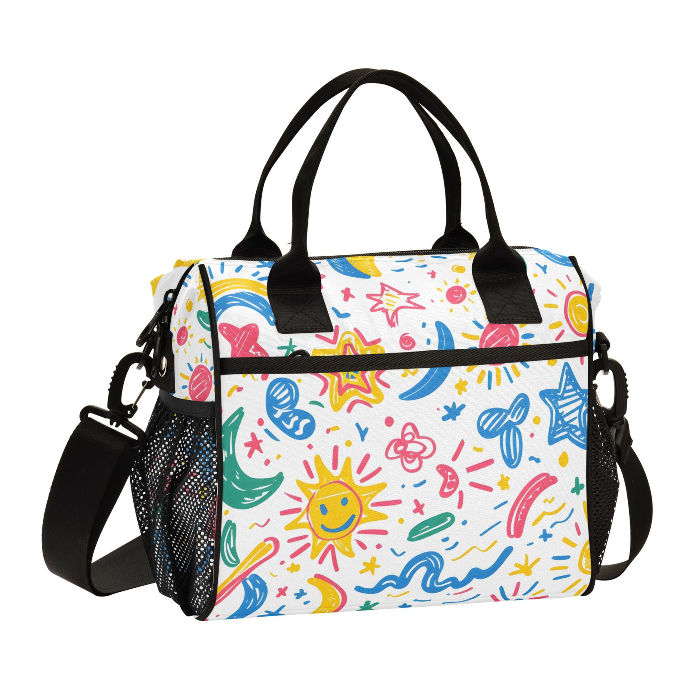 Sun Moon Star Line Lunch Bag Insulated Lunch Box Leakproof Reusable ...