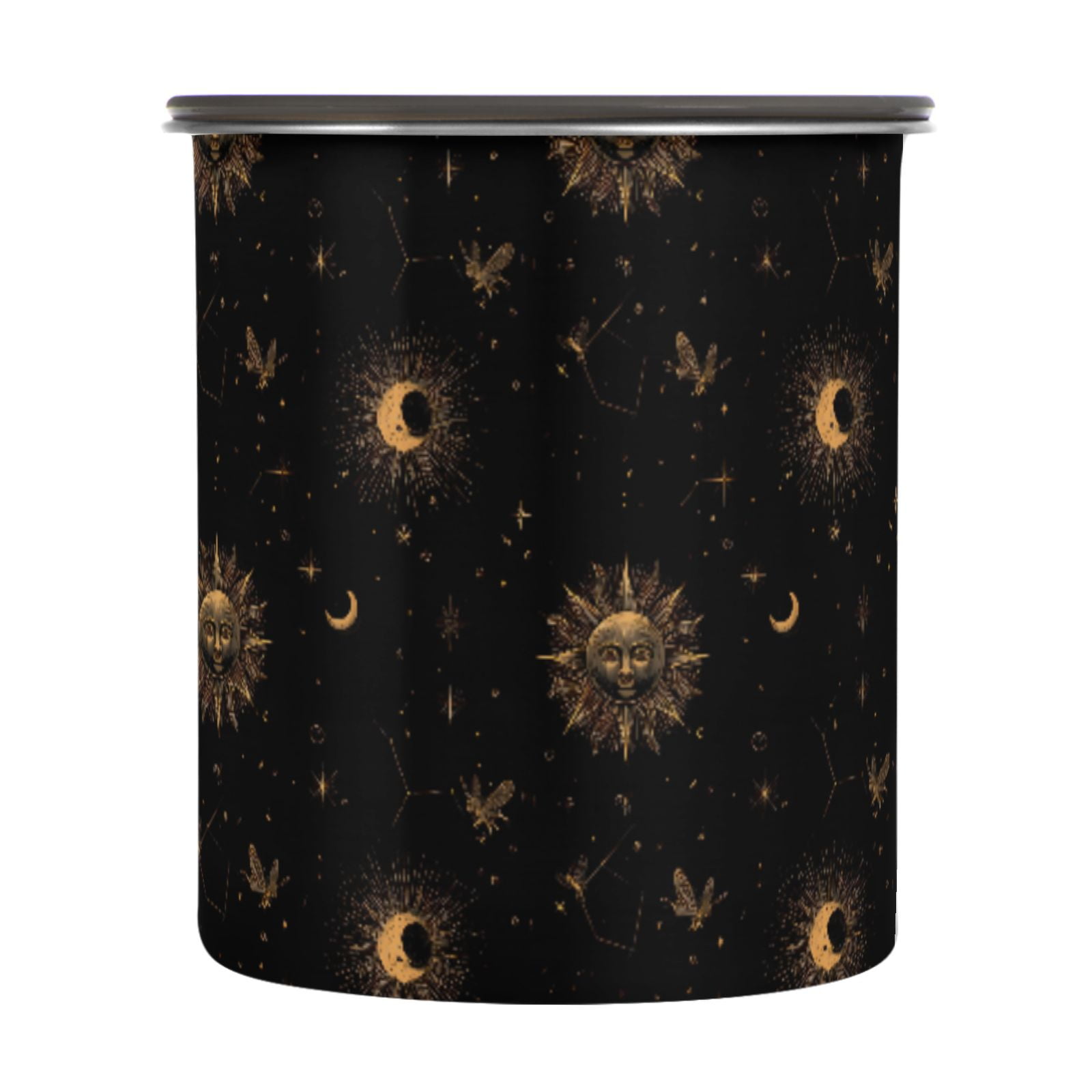 Sun Moon Stars Astrology Airtight Coffee Bean Canister 30oz Food ...