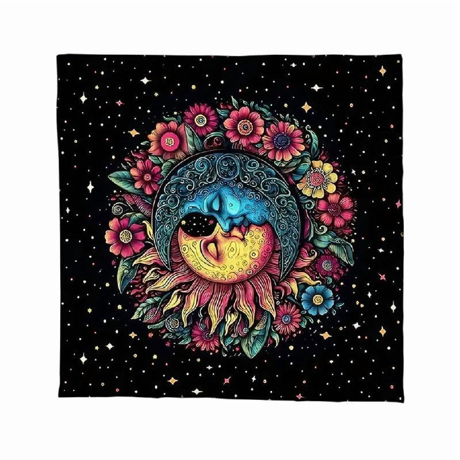 Sun Moon Tarots Tablecloth Astrology Witchcrafts Deck Cloth Decoration ...