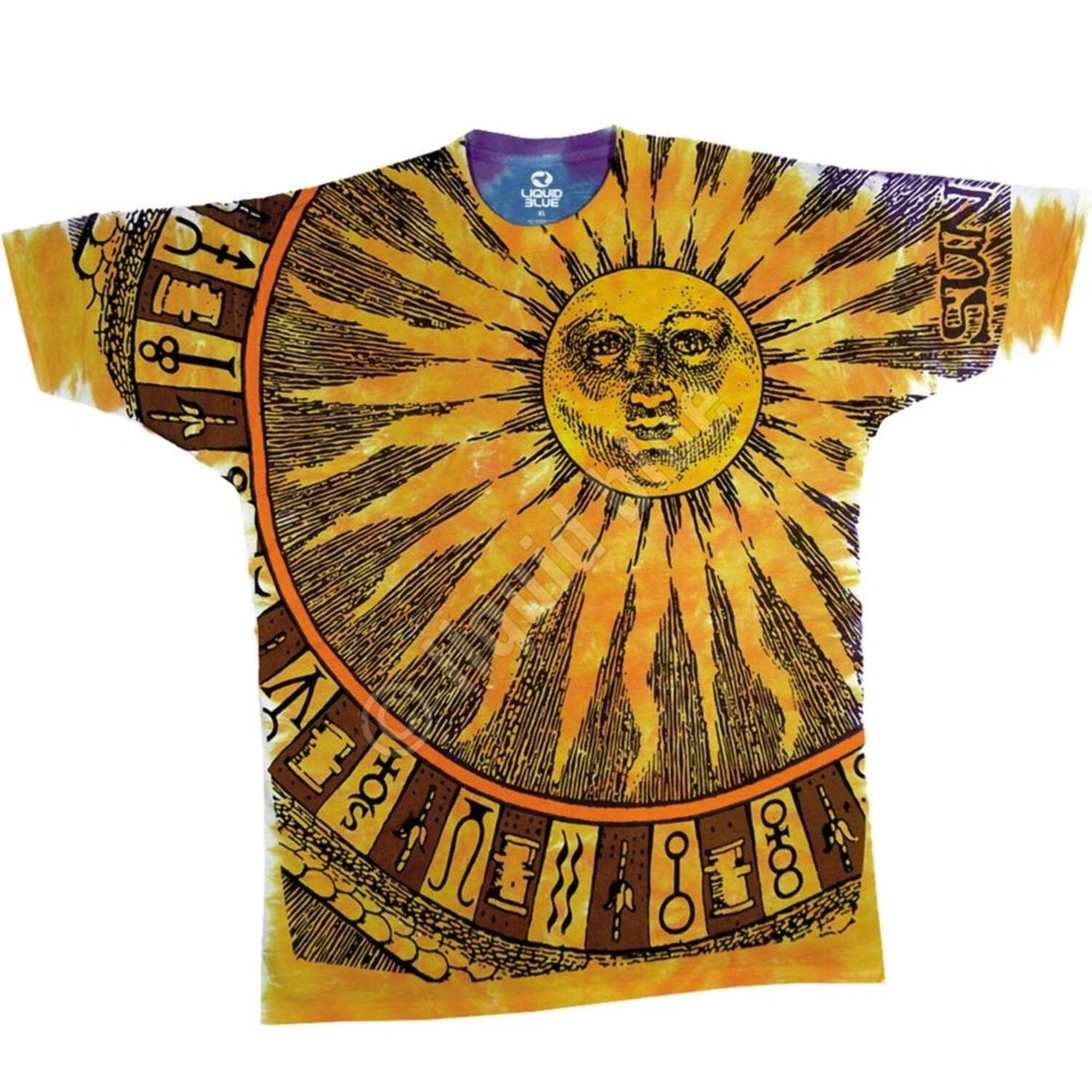 Sun Moon Tie-Dye T-Shirt - Walmart.com
