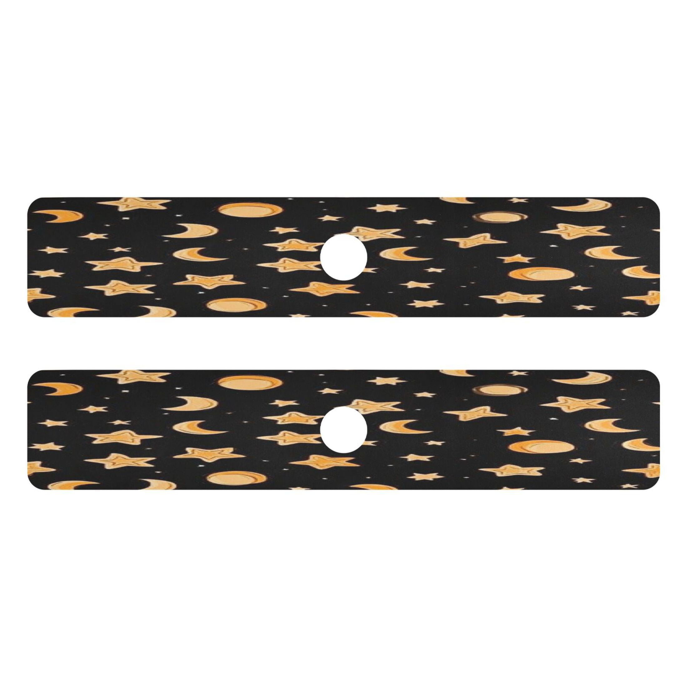 Sun Moon and Stars Extra Long Silicone Algae Sink Mat 30x5.4in 2 Pack ...