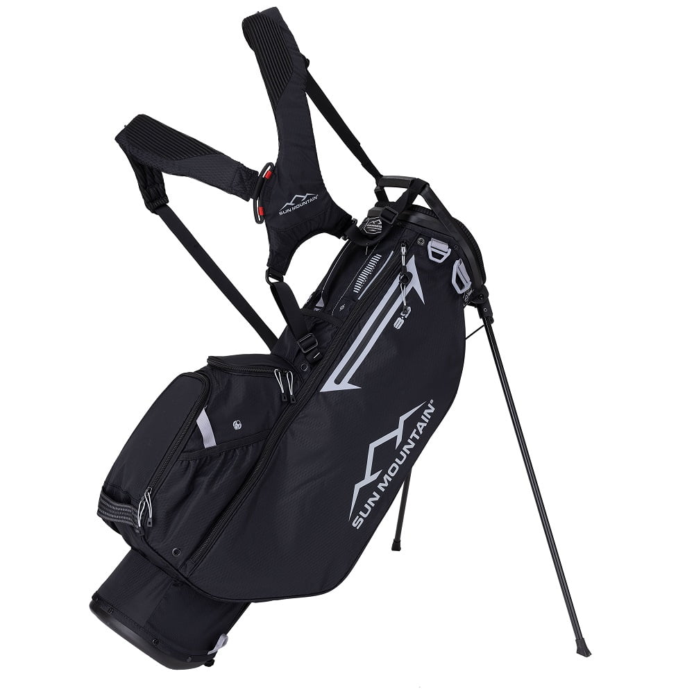 NEW Sun Mountain Golf 2024 3.5 LS Stand / Carry Bag 4-Way Top - Black - Walmart.com