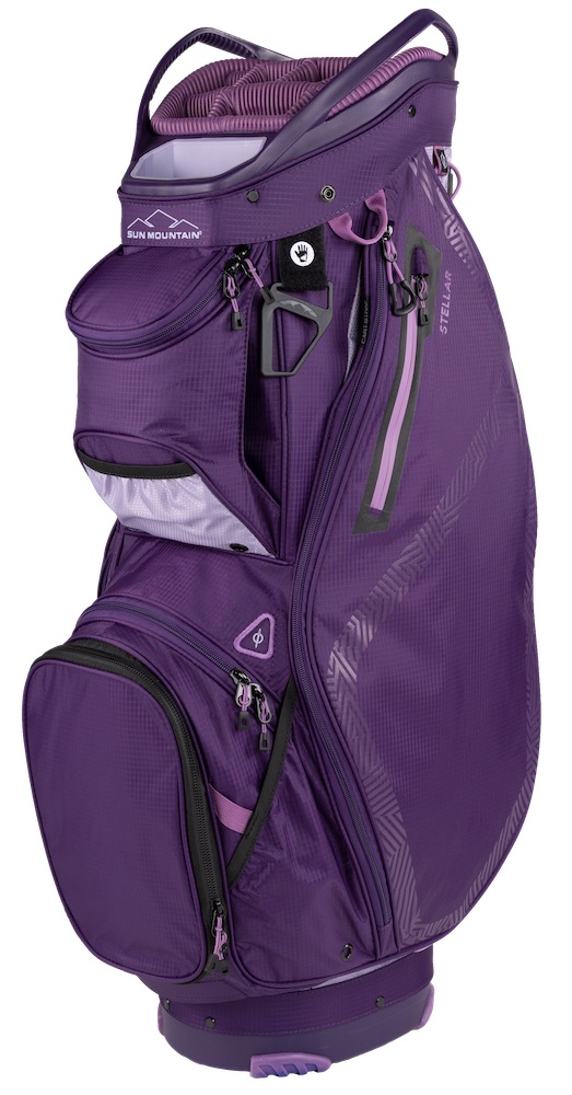Sun Mountain Golf Ladies Stellar Less Logo Cart Bag Lilac/Regal/Violet ...