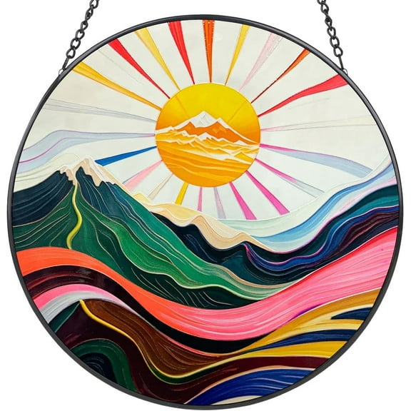 Adorable Dog Ornament,Dog Dog Sitting On The Moon Suncatcher Window ...