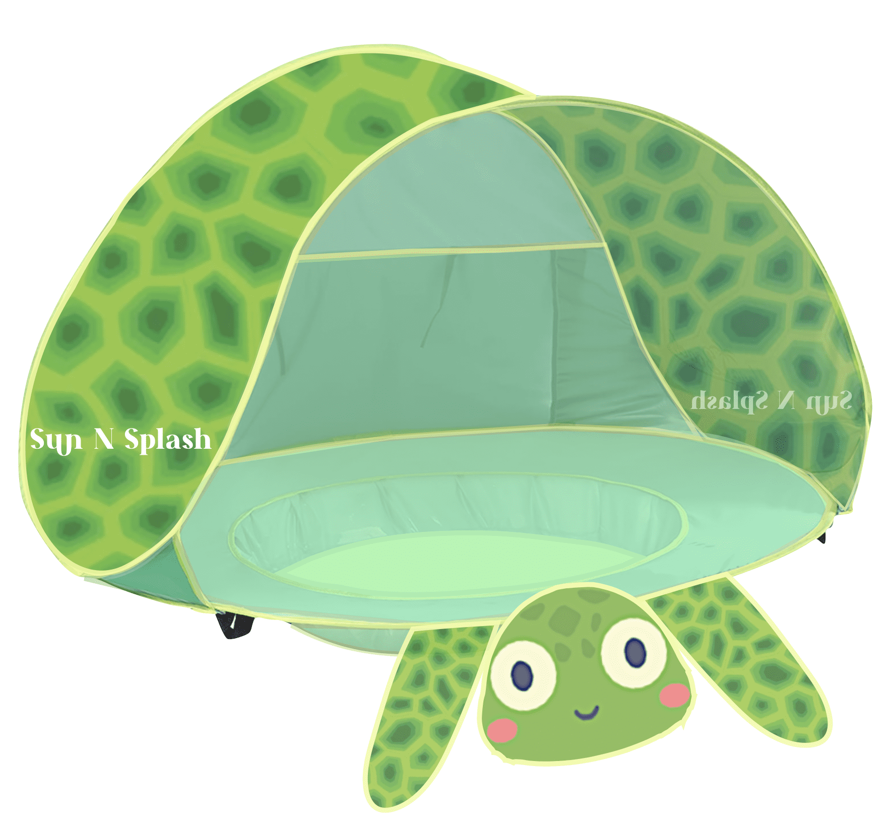 Sun N Splash Baby Tent Pool Turtle - Walmart.com