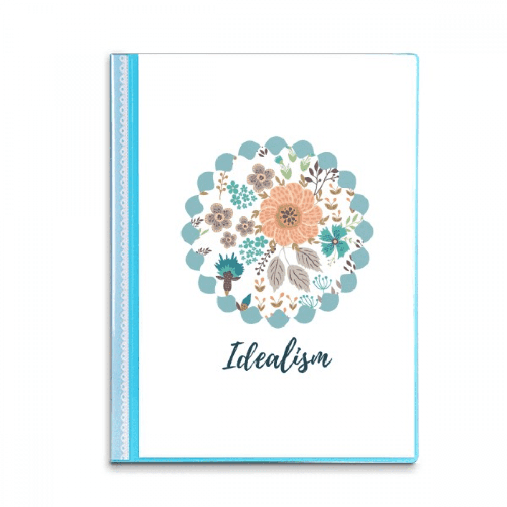 Sun Orange Flower Paint Book Sheet Protectors Portfolio Binder Folder ...