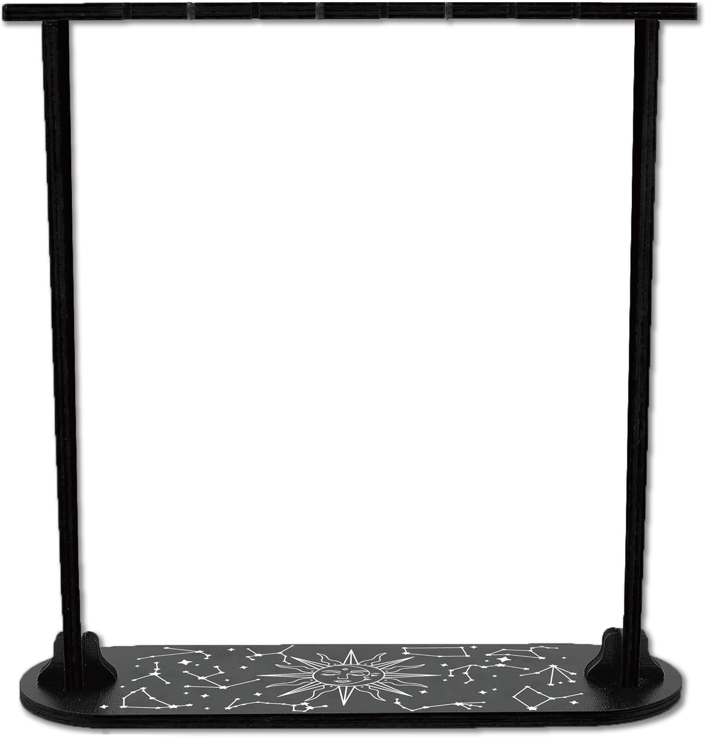 Sun Pendulum Display Stand Black Wooden Display Holder Ursa Major Oval ...