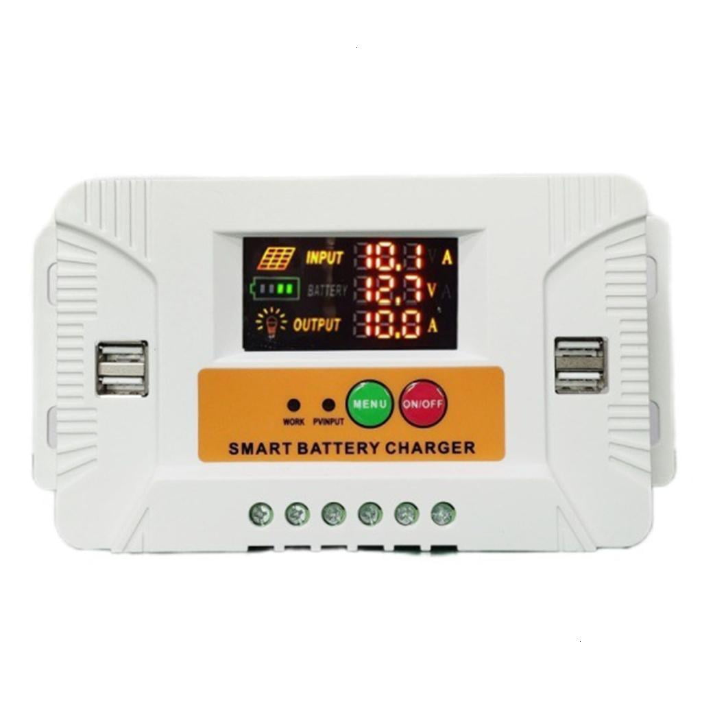 Sun Power Charge Controllers ABS Build LCD Screen for Off Cabin Marine ...
