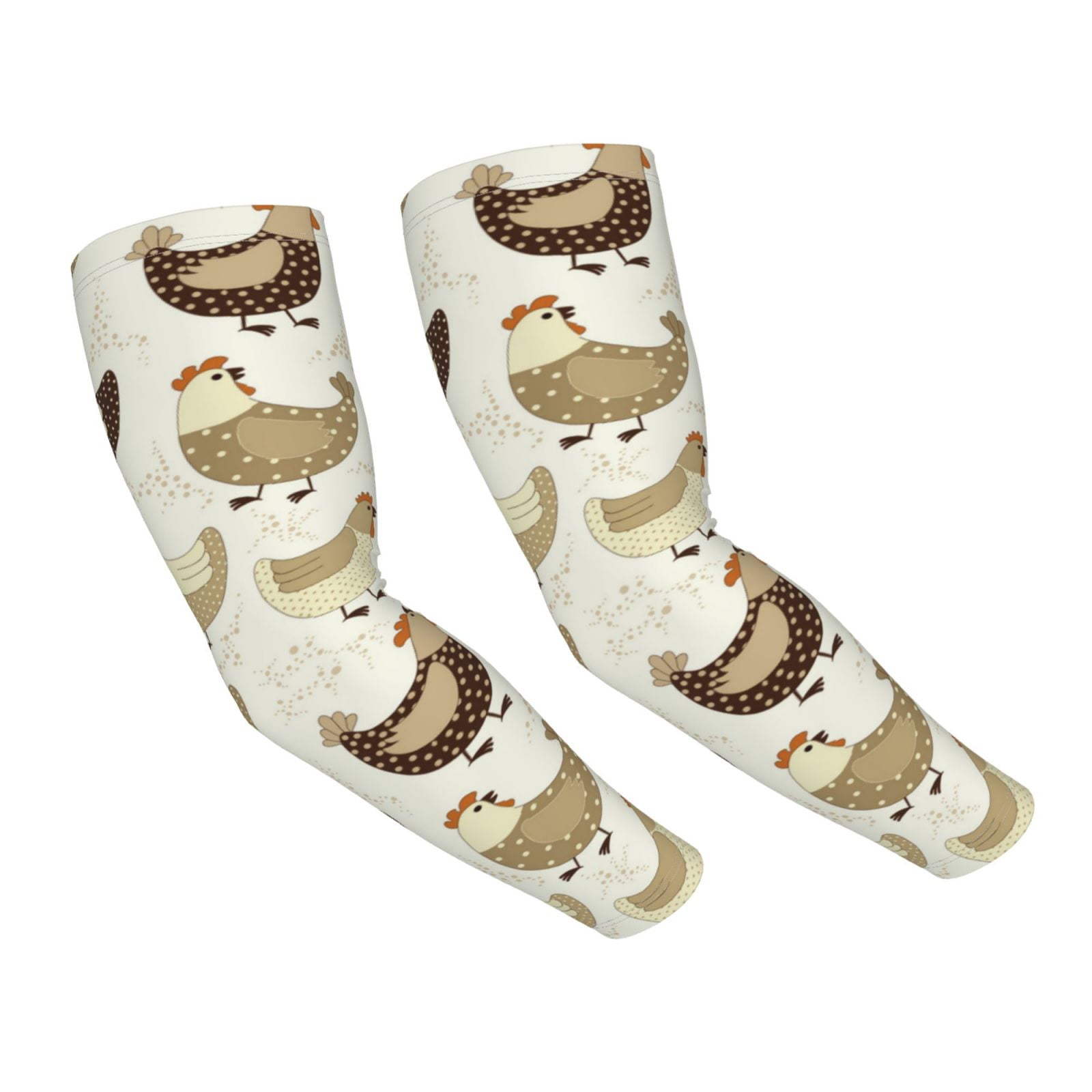 Sun Protection Arm Sleeves For Men Women, Chicken Cartoon Sleeves To ...