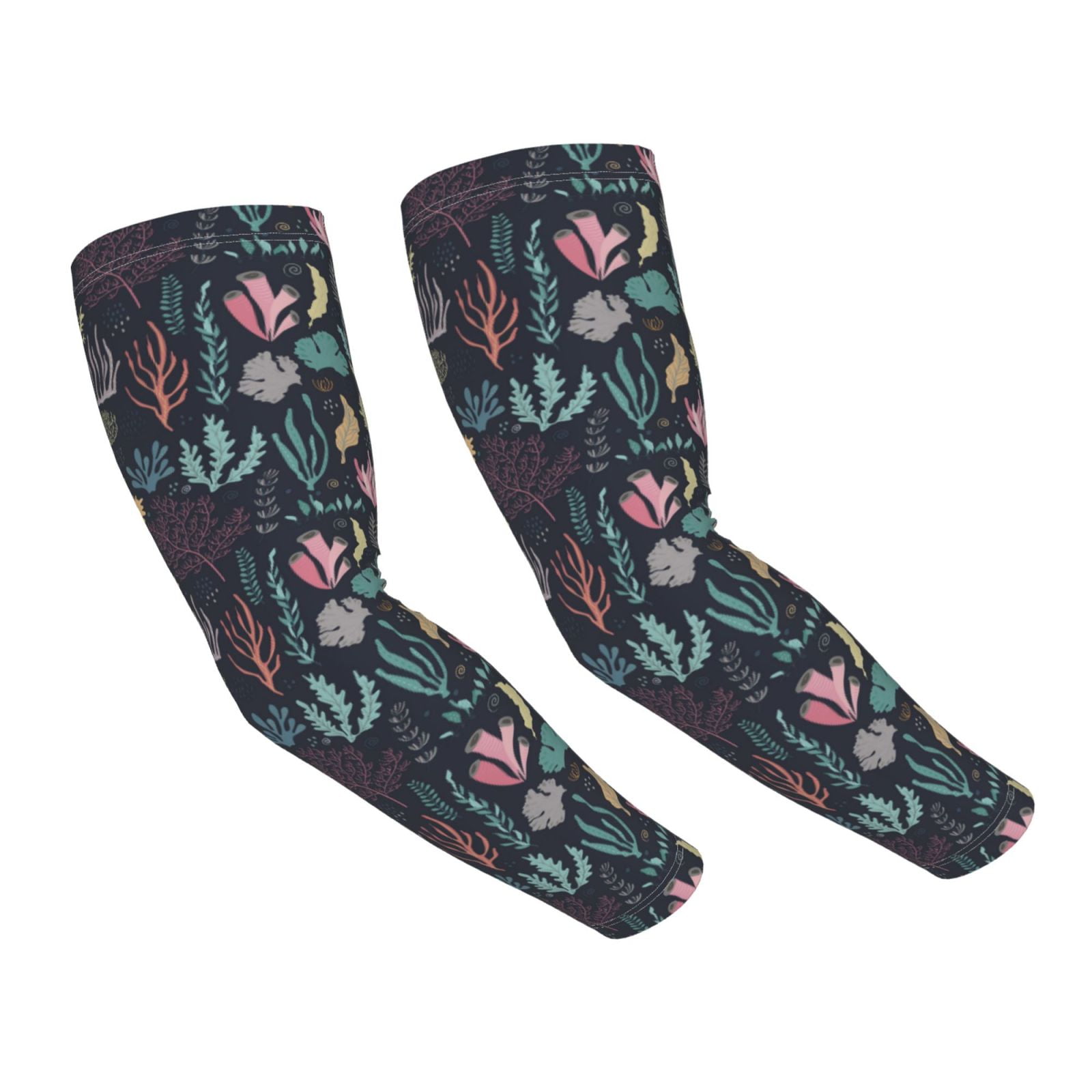 Sun Protection Arm Sleeves For Men Women, Colorful Seaweed Sleeves To ...