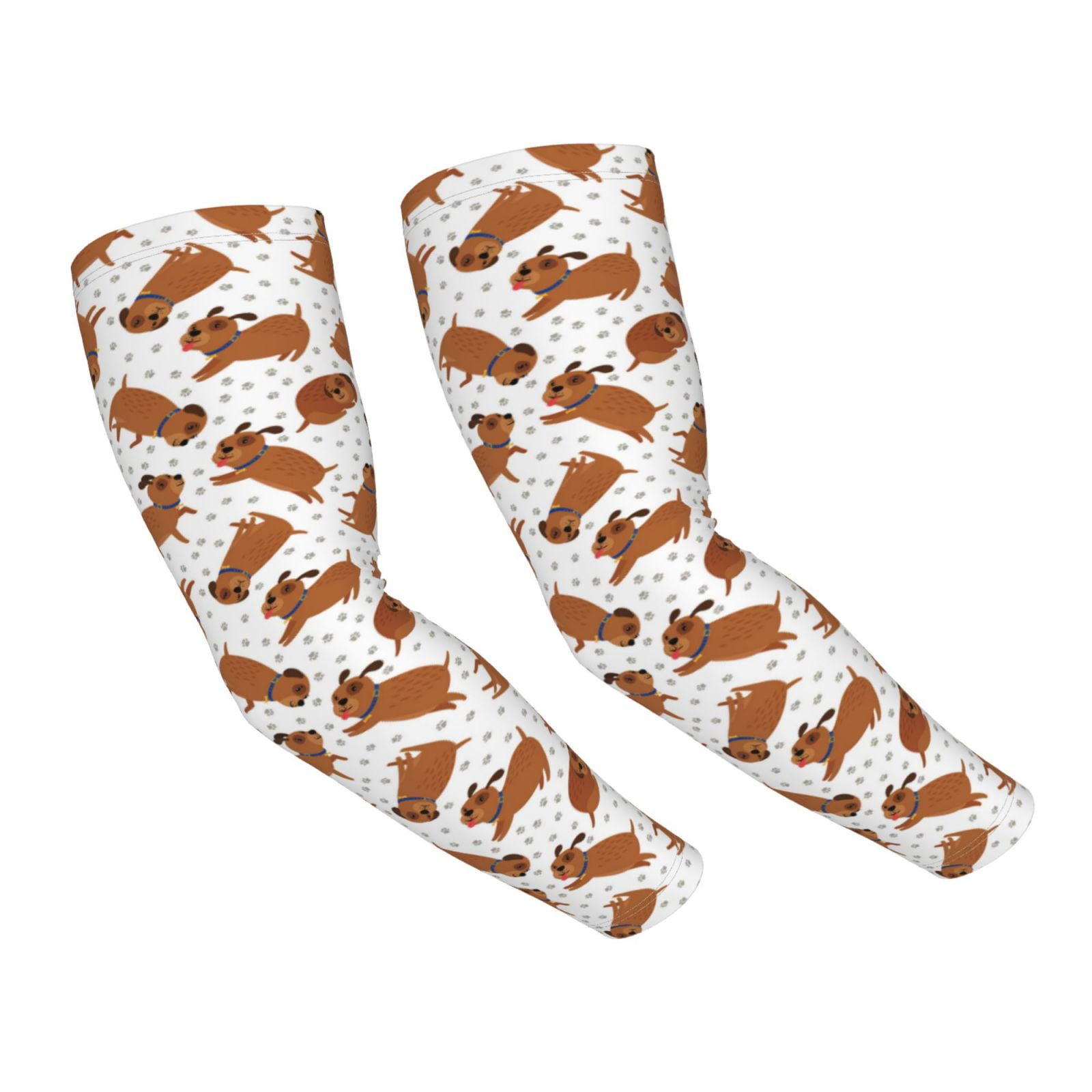 Sun Protection Arm Sleeves For Men Women, Cute Dog Paw Sleeves To Cover ...