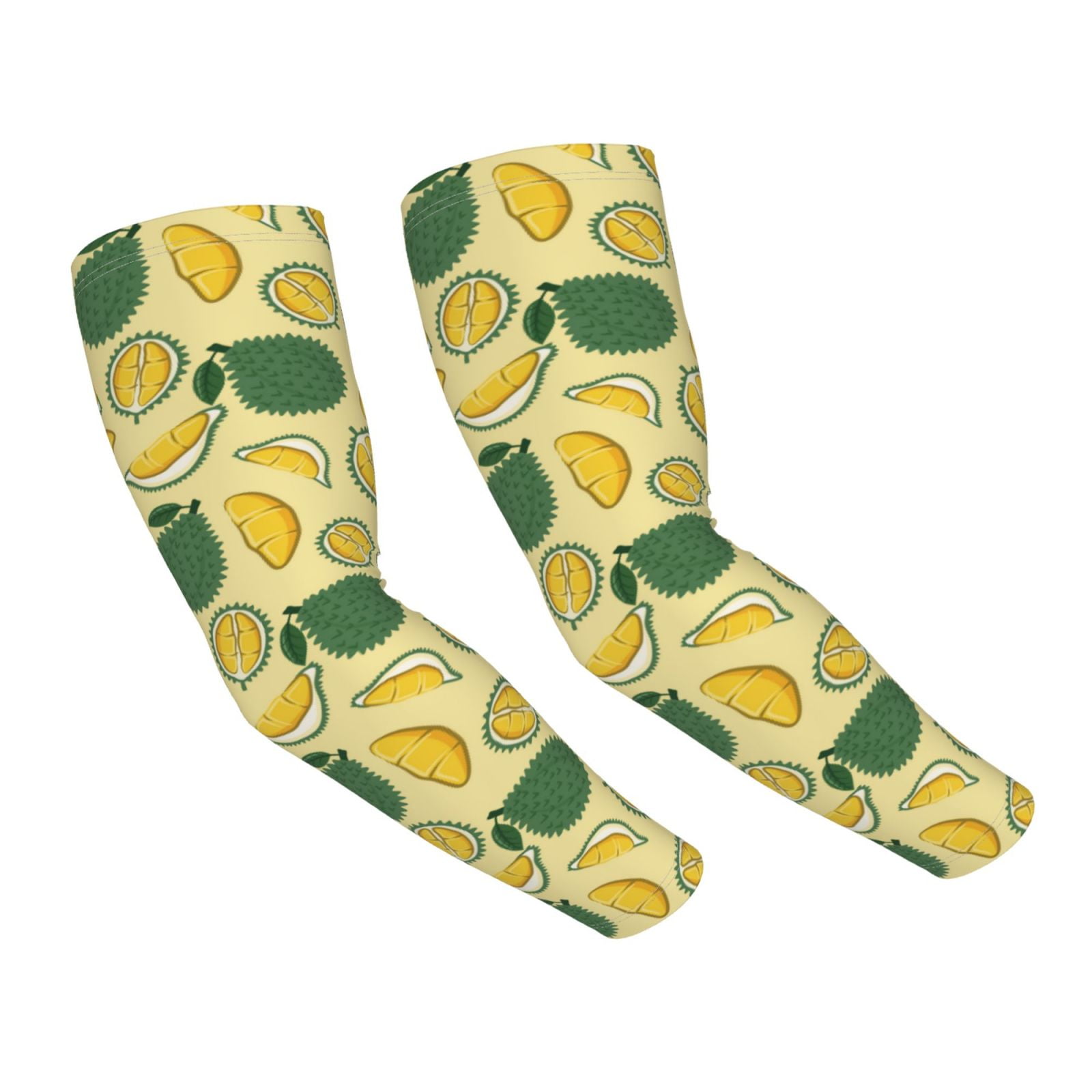 Sun Protection Arm Sleeves For Men Women, Cute Gold Durian Sleeves To ...