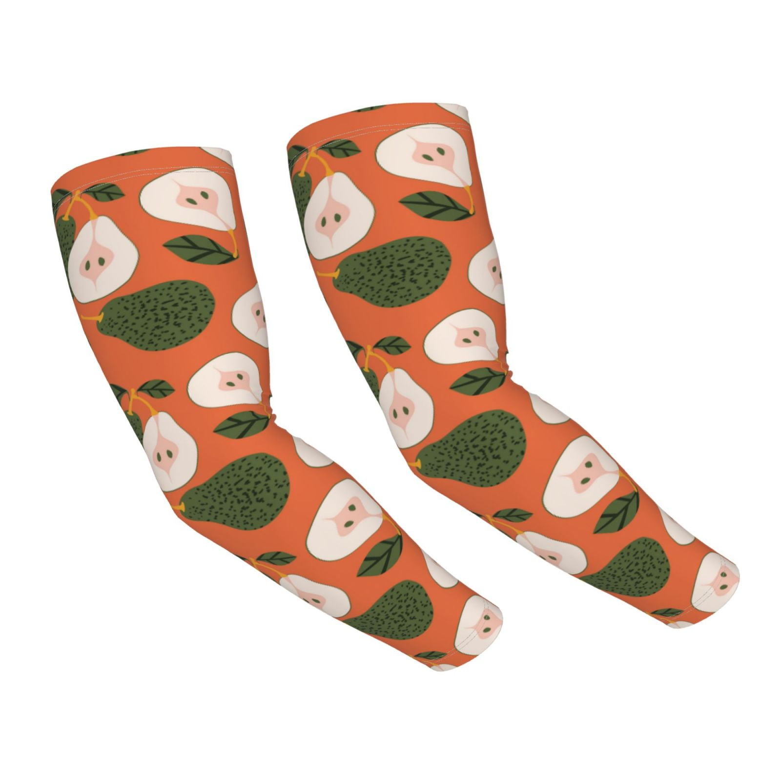 Sun Protection Arm Sleeves For Men Women, Cute Pear Citrus Color ...