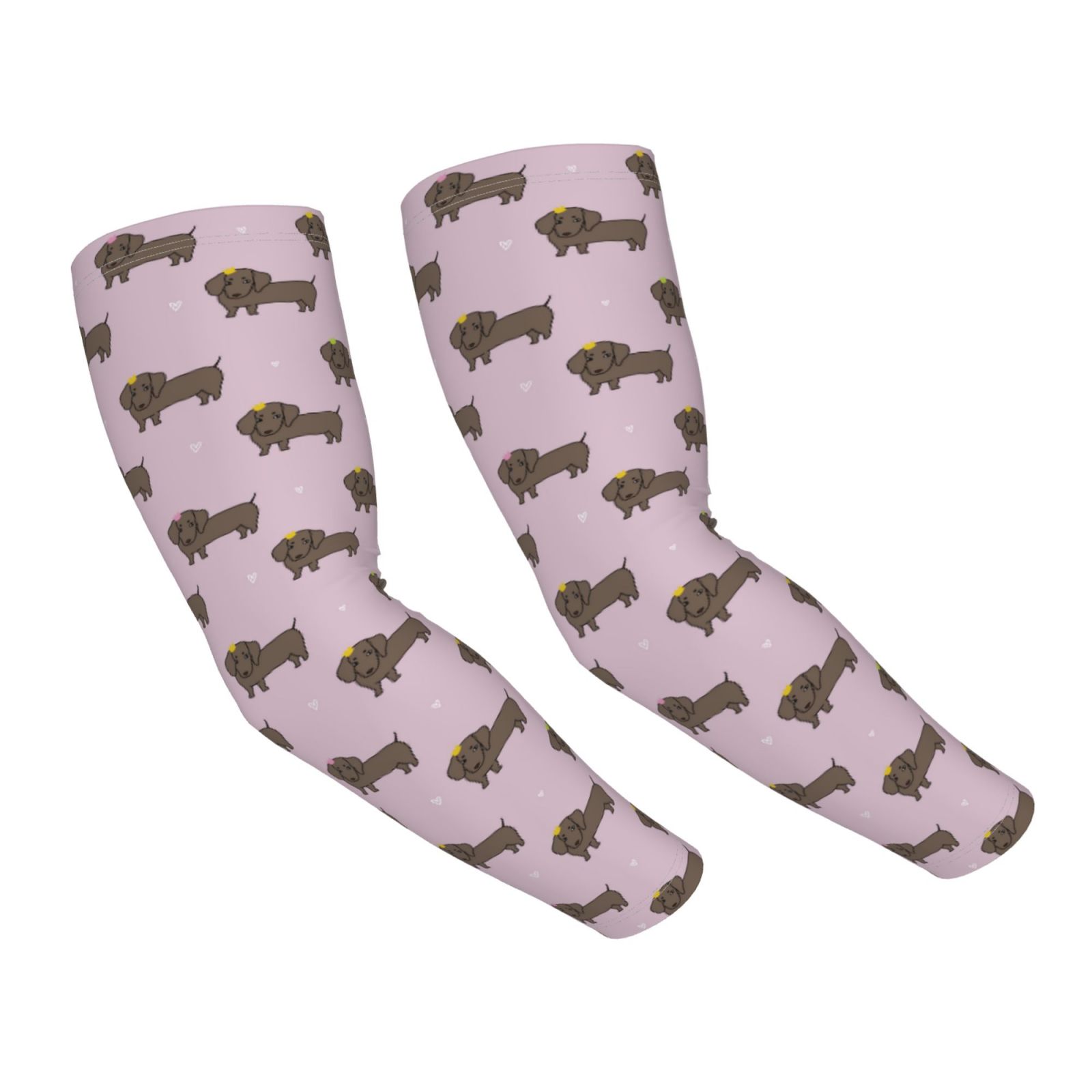 Sun Protection Arm Sleeves For Men Women, Dachshund Dog Puppy No.1050 ...