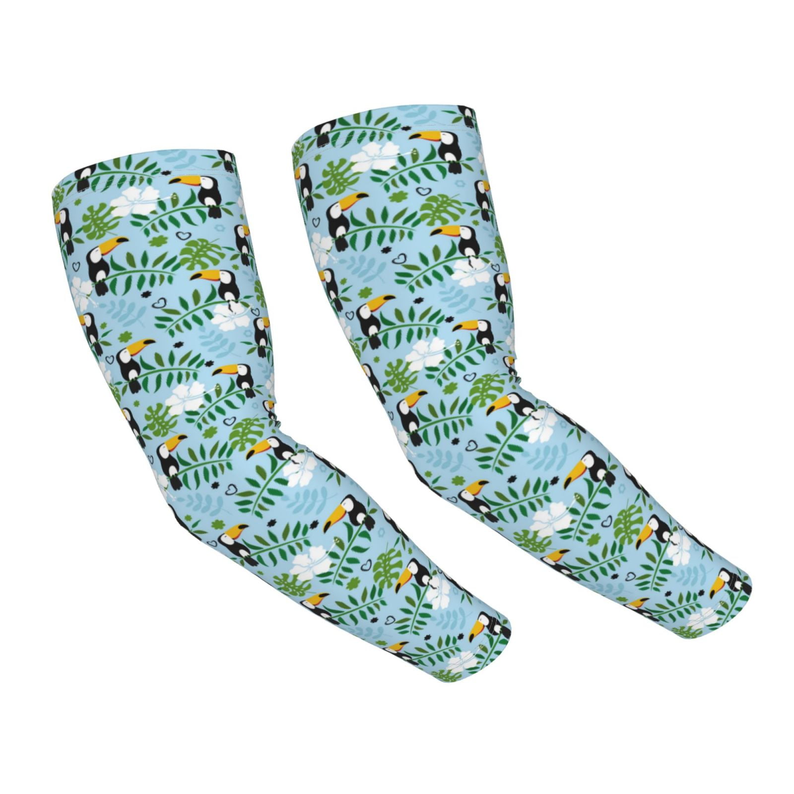 Sun Protection Arm Sleeves For Men Women, Exotic Bird Toucan Sleeves To ...