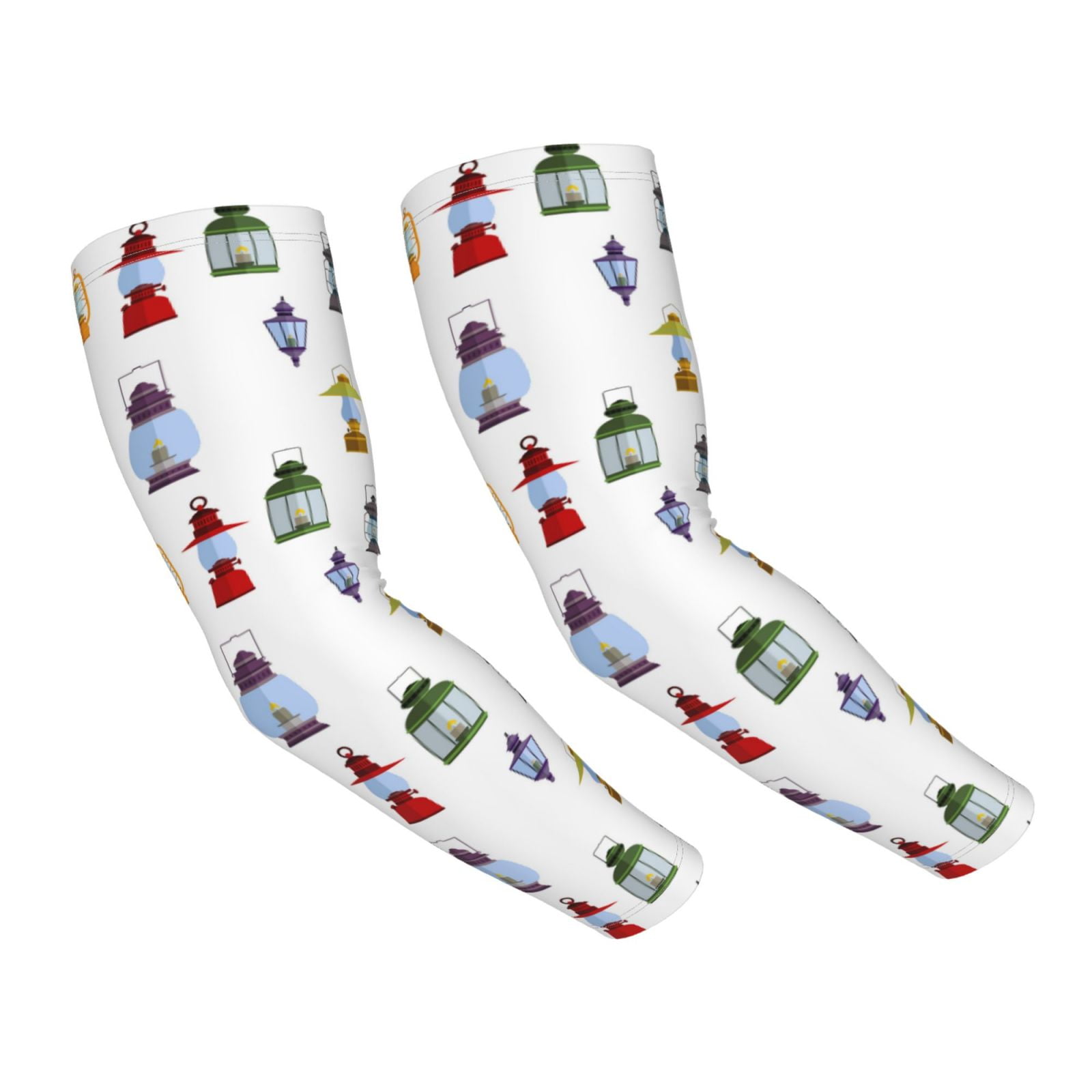 Sun Protection Arm Sleeves For Men Women, Light Bulb Vintage Style ...