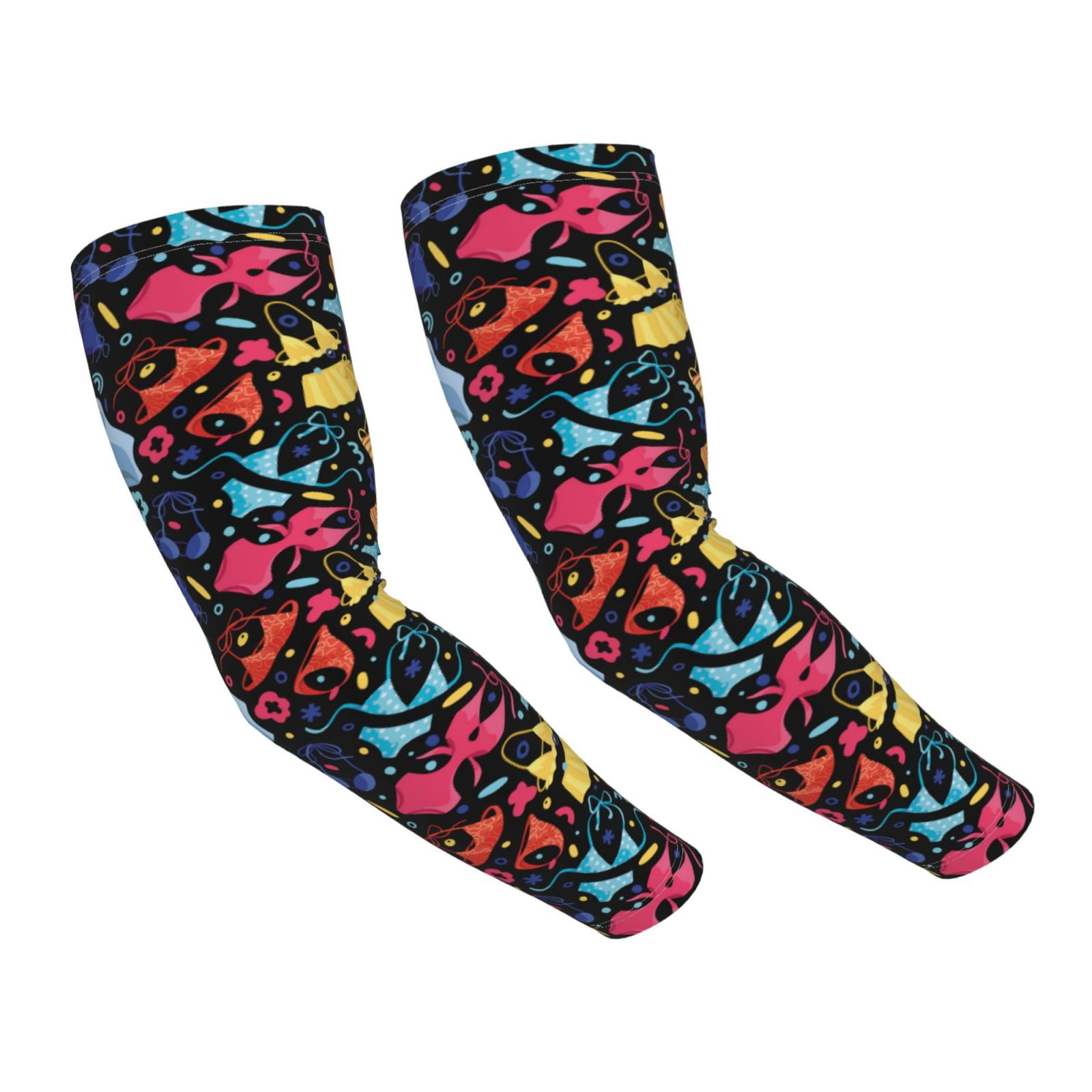 Sun Protection Arm Sleeves For Men Women, Swimsuits Bikini Pattern ...