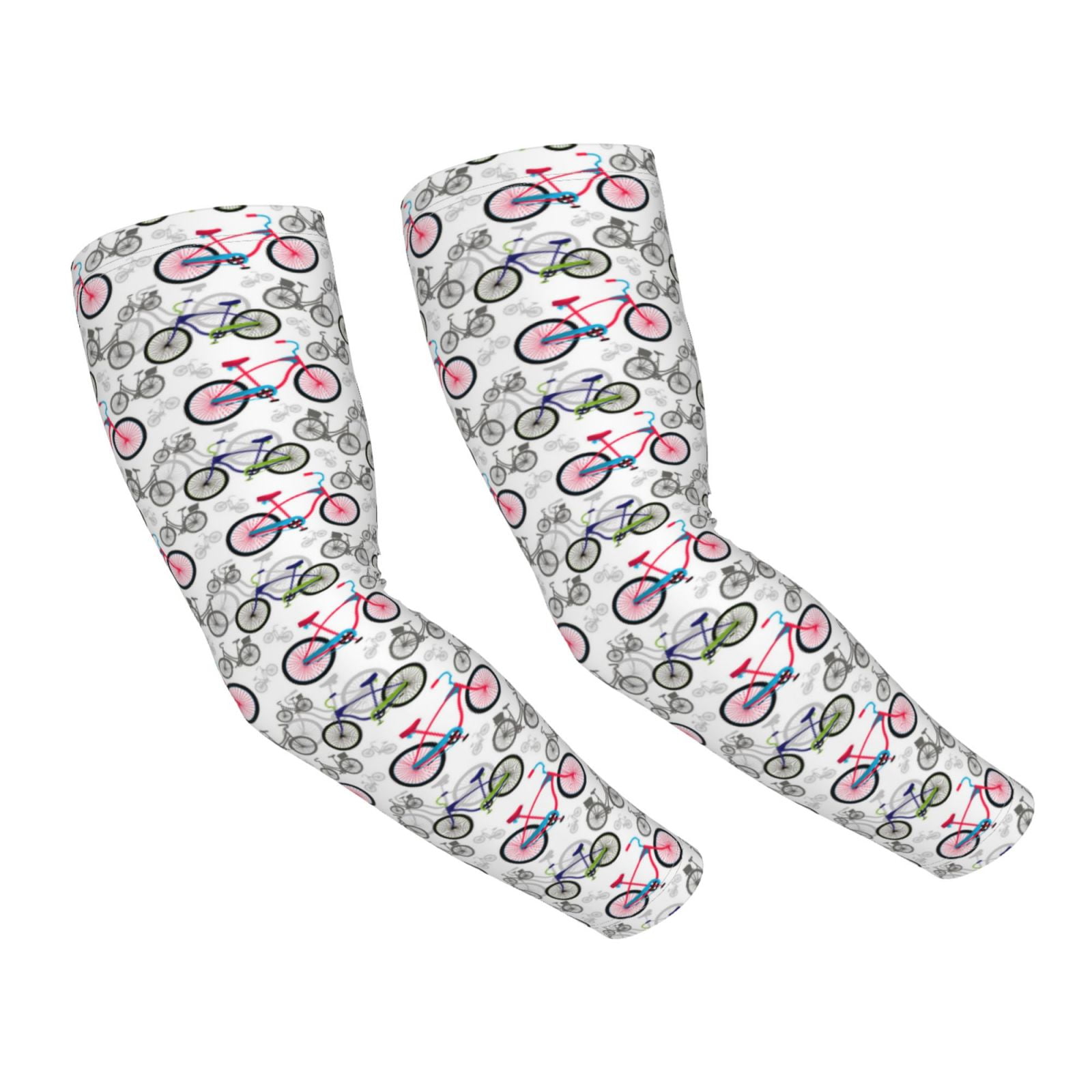 Sun Protection Arm Sleeves For Men Women, Urban Bike Pattern Sleeves To ...