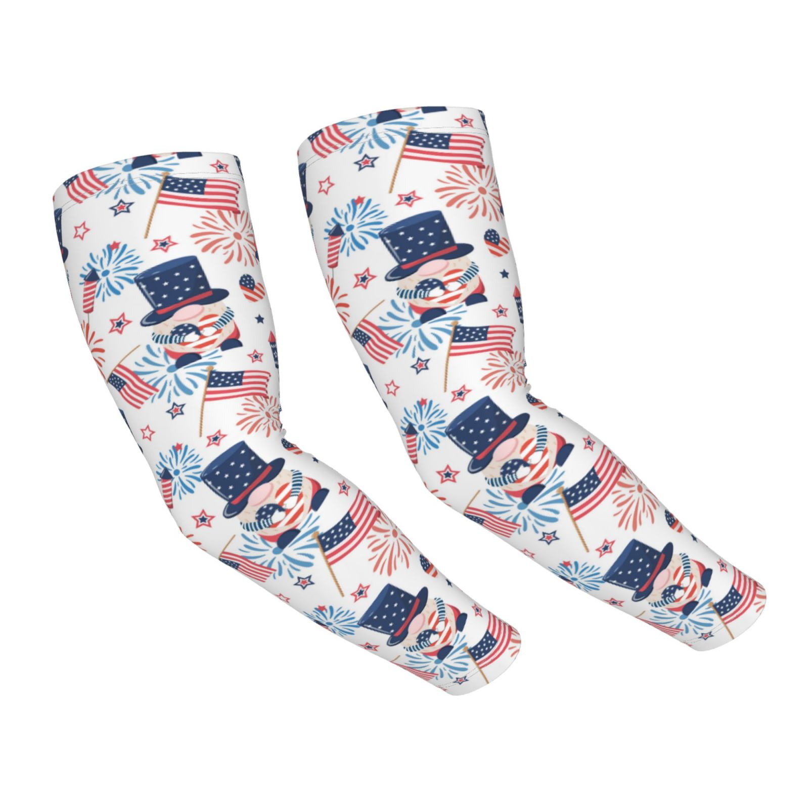 Sun Protection Arm Sleeves For Men Women, Usa Flag Celebrate A Sleeves ...