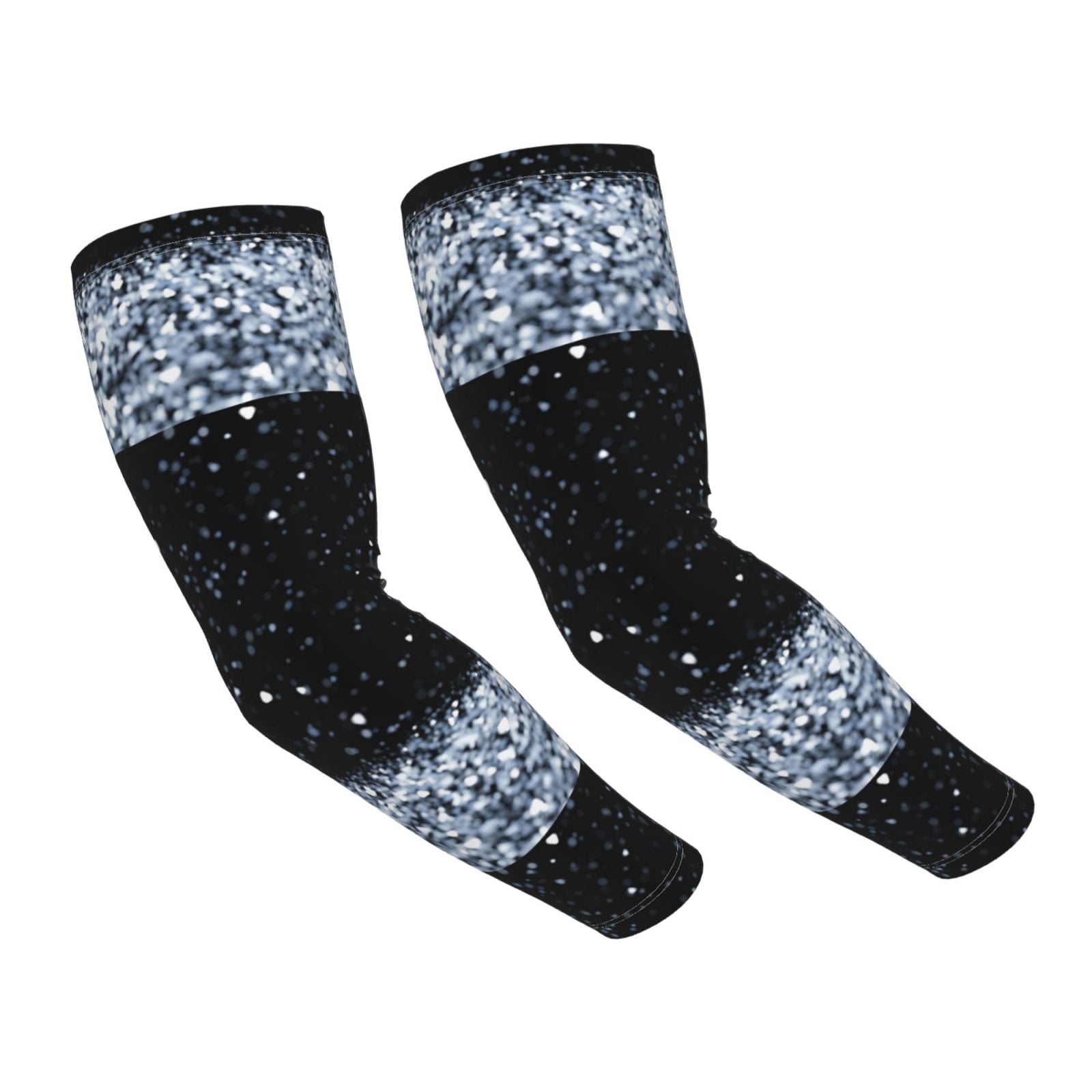 Sun Protection Arm Sleeves for Men Women, Abstract Glitter Sparkle ...