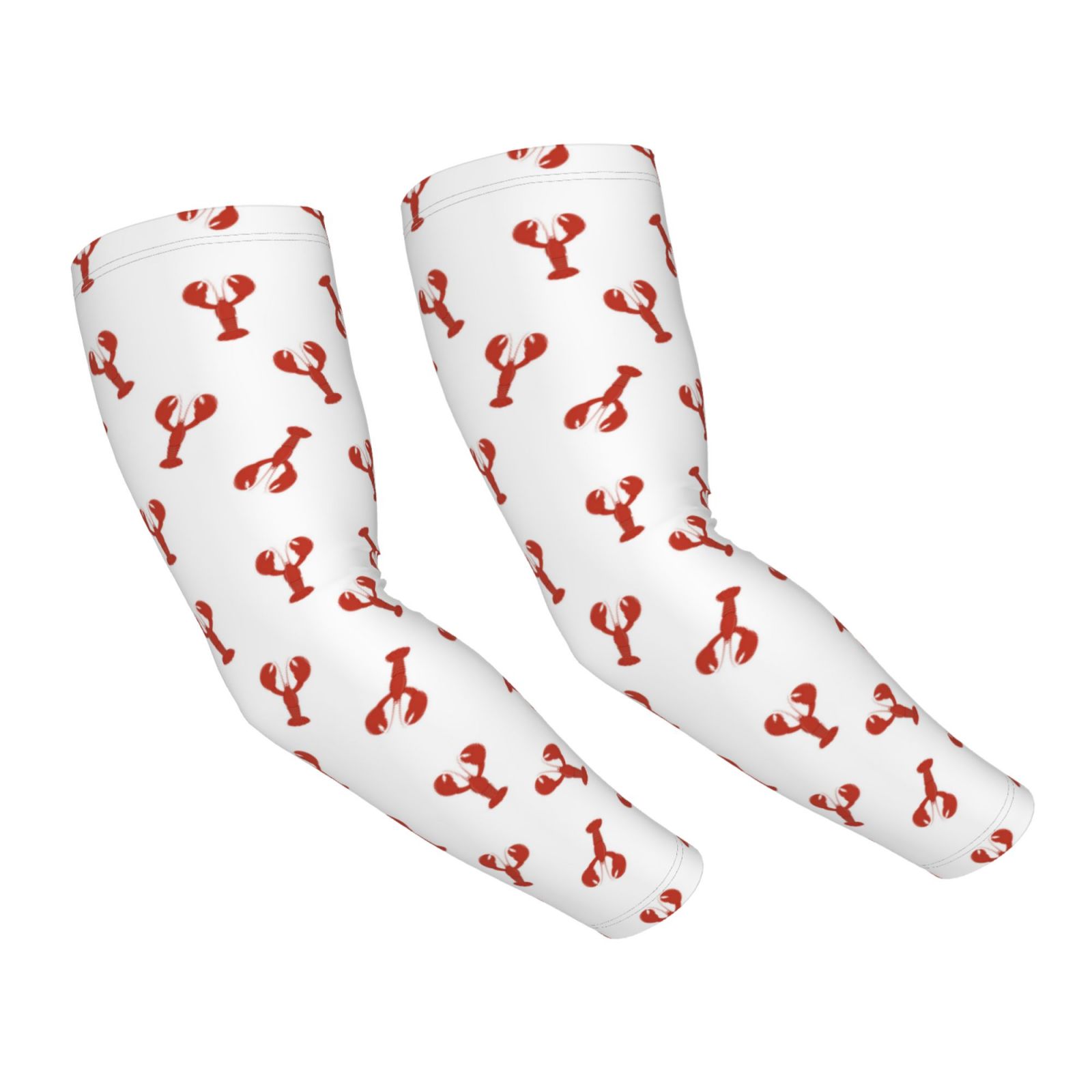 Sun Protection Arm Sleeves for Men Women, Red lobster funny Sleeves to ...