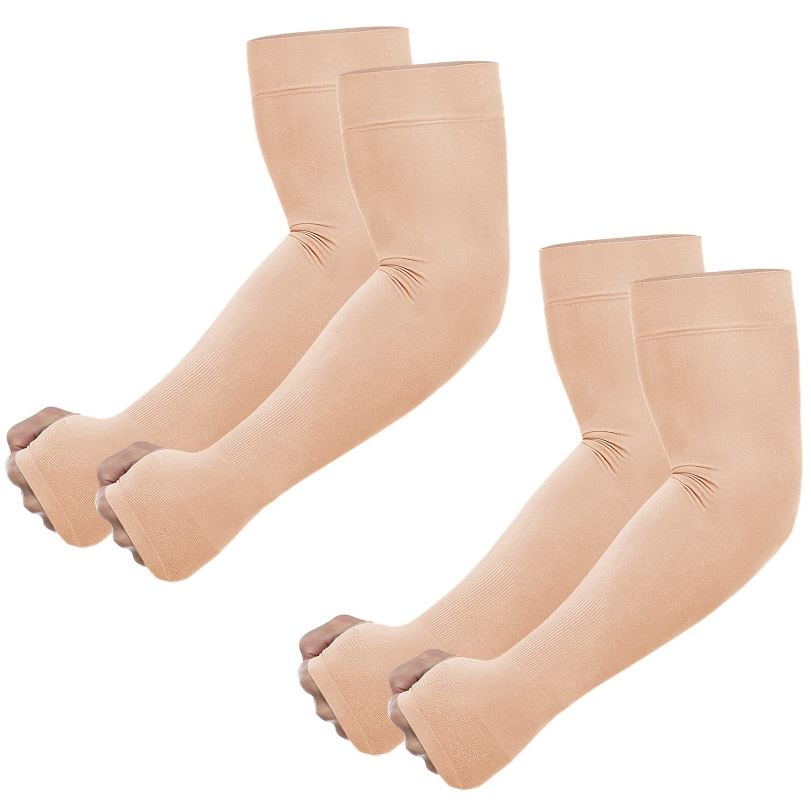 Sun Protection Arm Sleeves with Thumb Hole for Men Women Youth, Cooling ...
