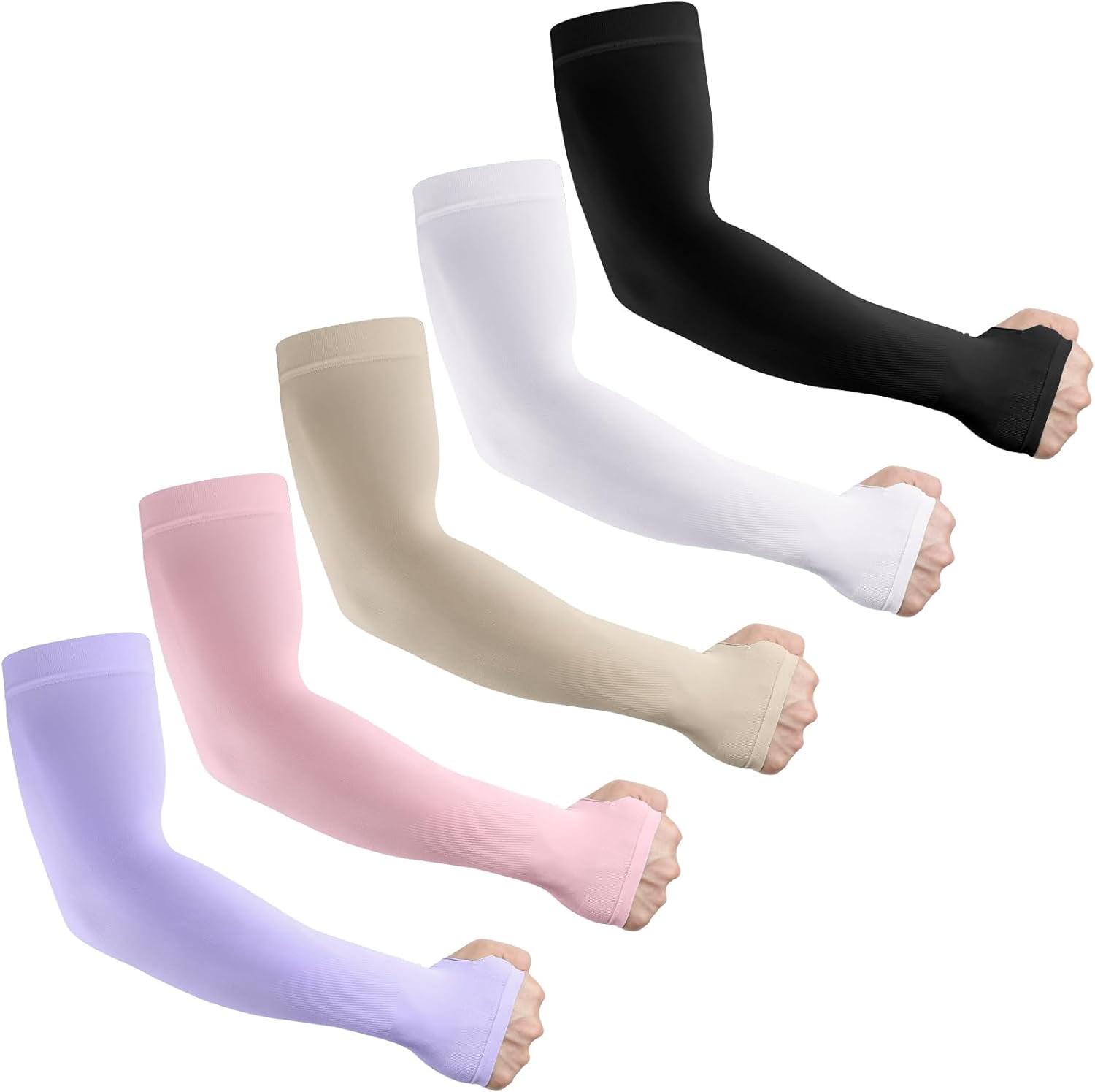 Sun Protection Cooling Arm Sleeves for Men &Women,Compression Sleeves ...