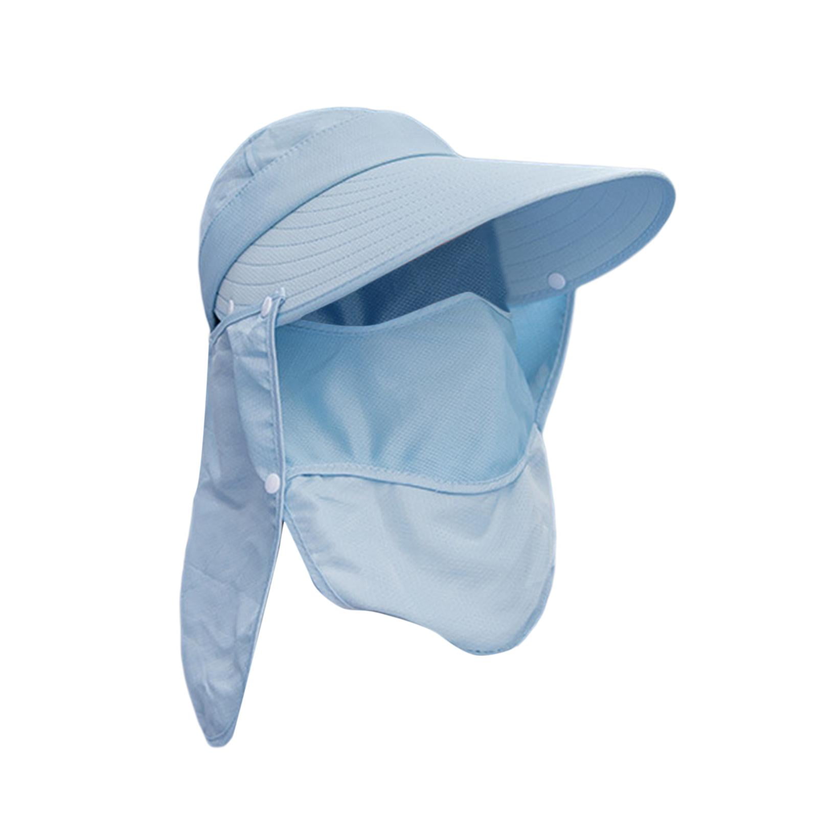Sun Protection Face Covering with Detachable Neck Flap Cover Breathable ...