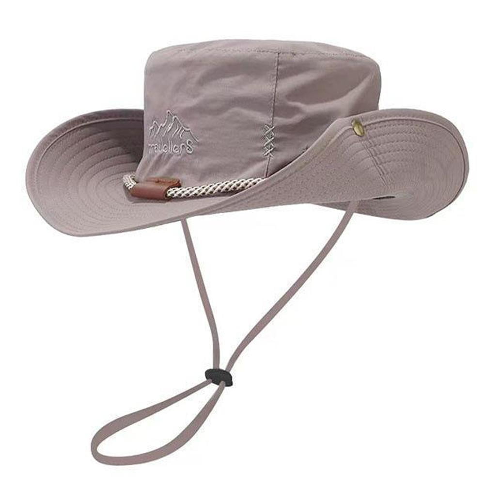 Sun Protection Hat,Wide Brim Bucket Hat for Men,Outdoor Breathable ...