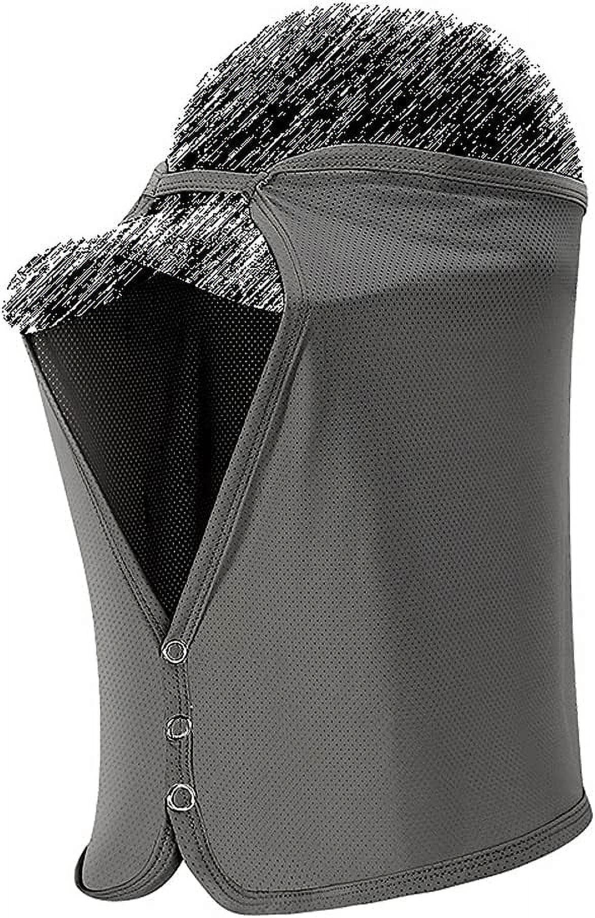 Sun Protection Neck Shade Mesh Cap Drape Elastic Cooling Face Covering ...