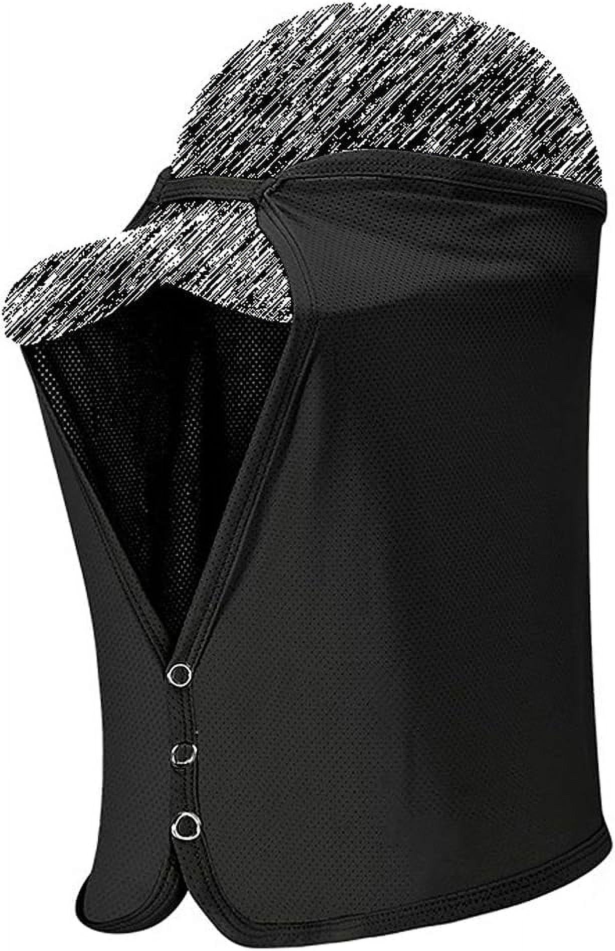 Sun Protection Neck Shade Mesh Cap Drape Elastic Cooling Face Covering ...
