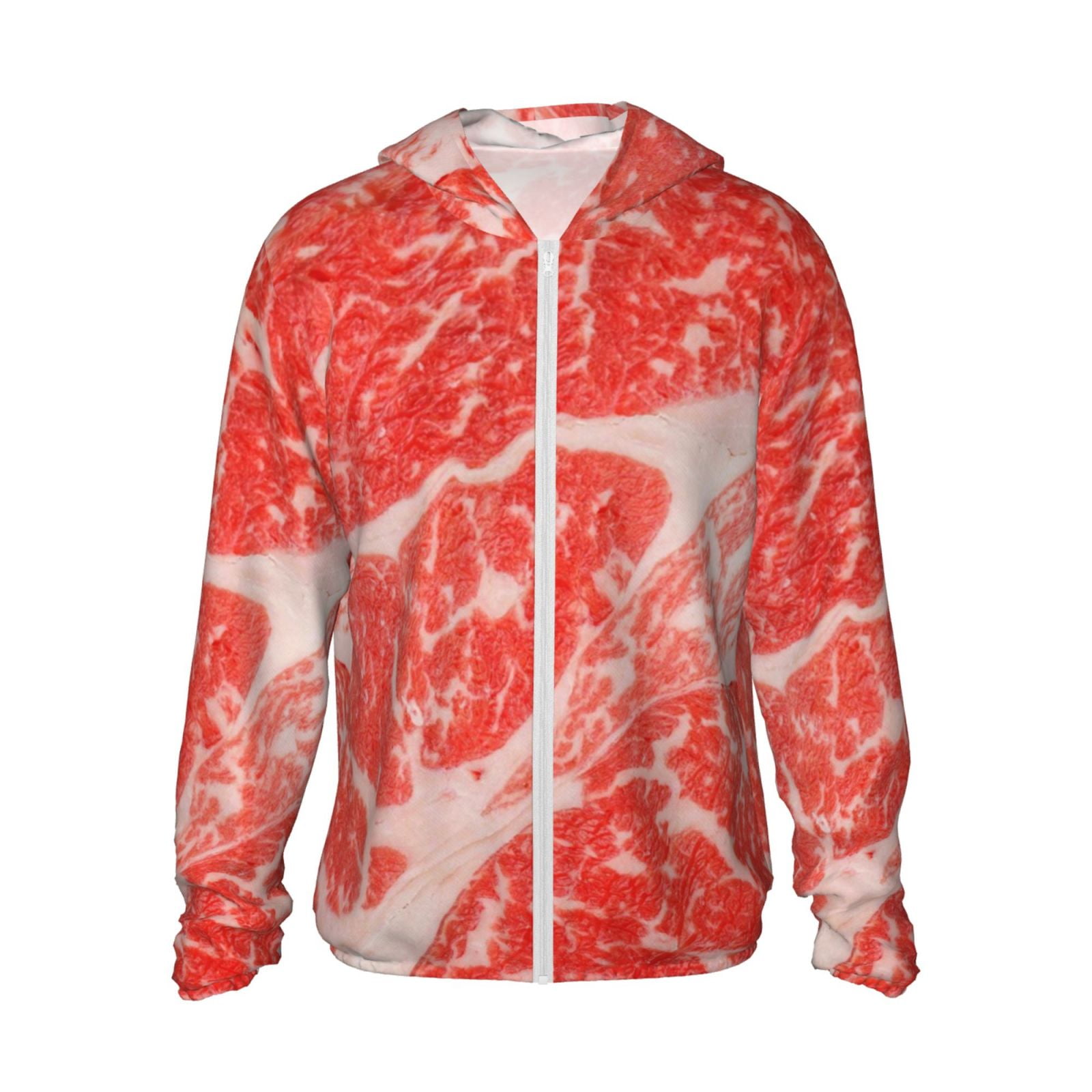 Sun Protection Shirts For Men/Women, Beef Steaks Long Sleeve Fishing ...