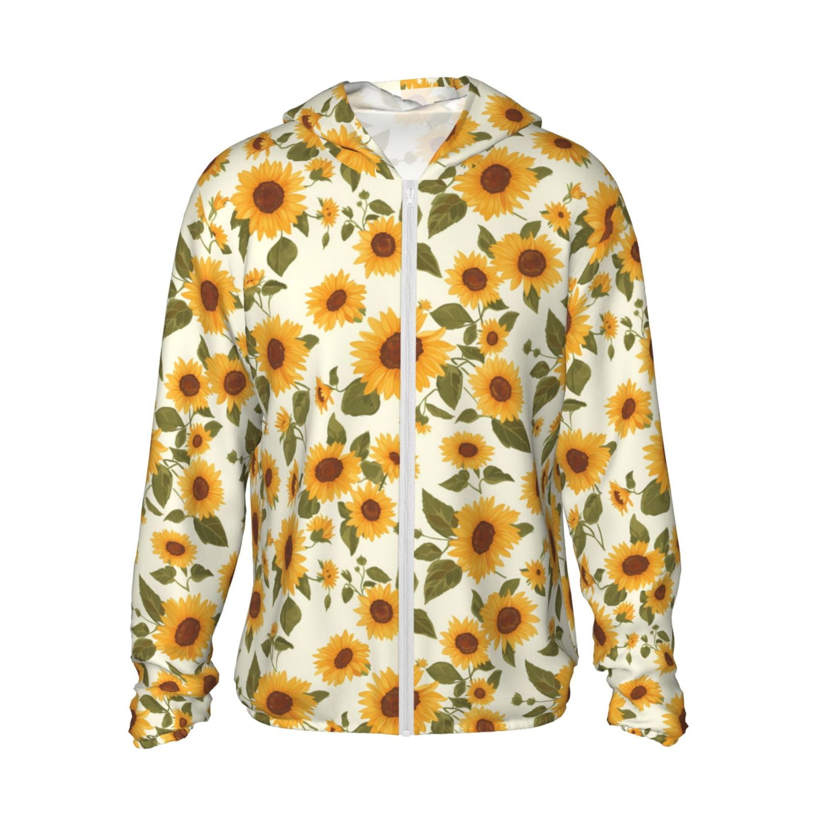 Sun Protection Shirts For Men/Women, Classical Cute Sunflower Long ...