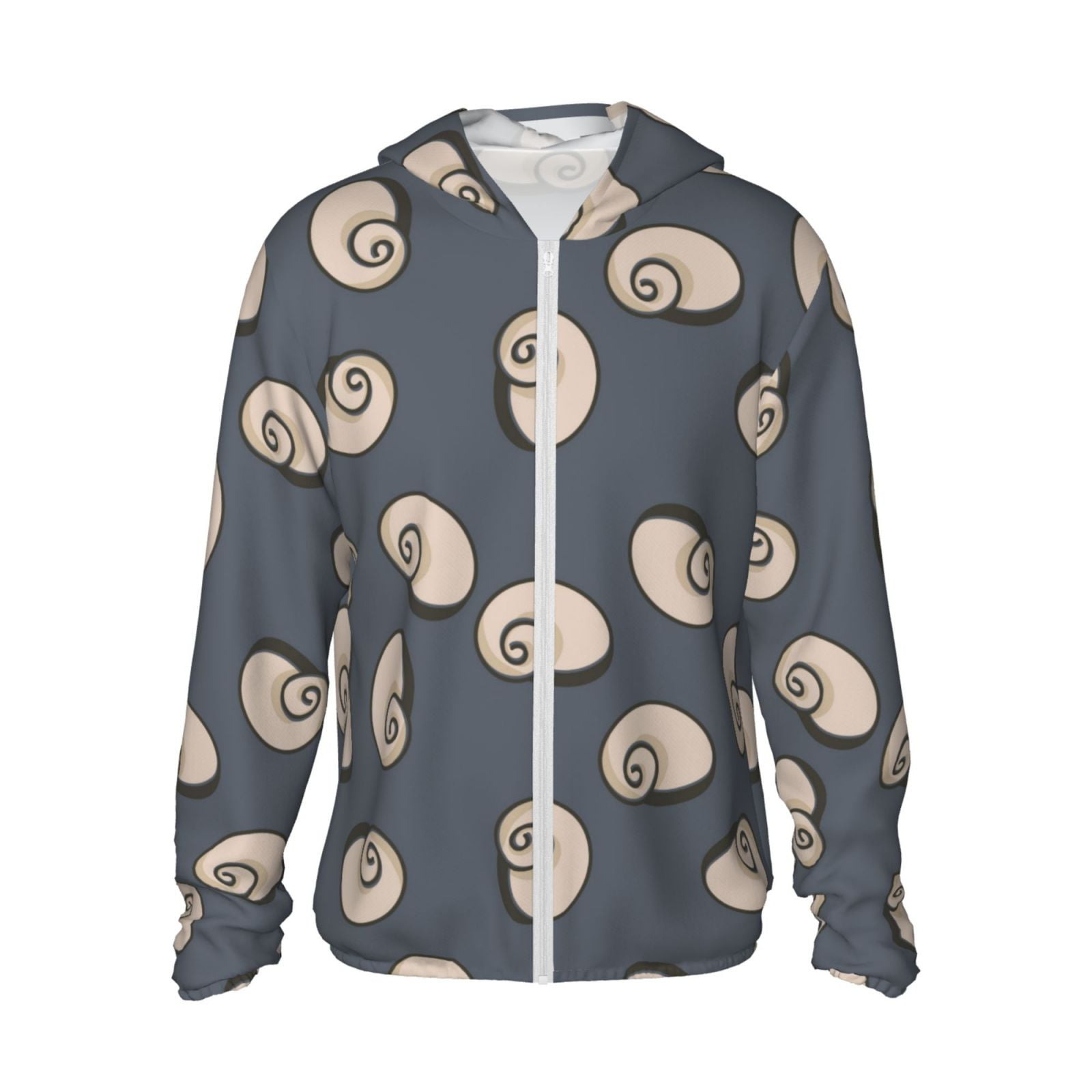 Sun Protection Shirts For Men/Women, Conch Shells Print No.9035 Long ...