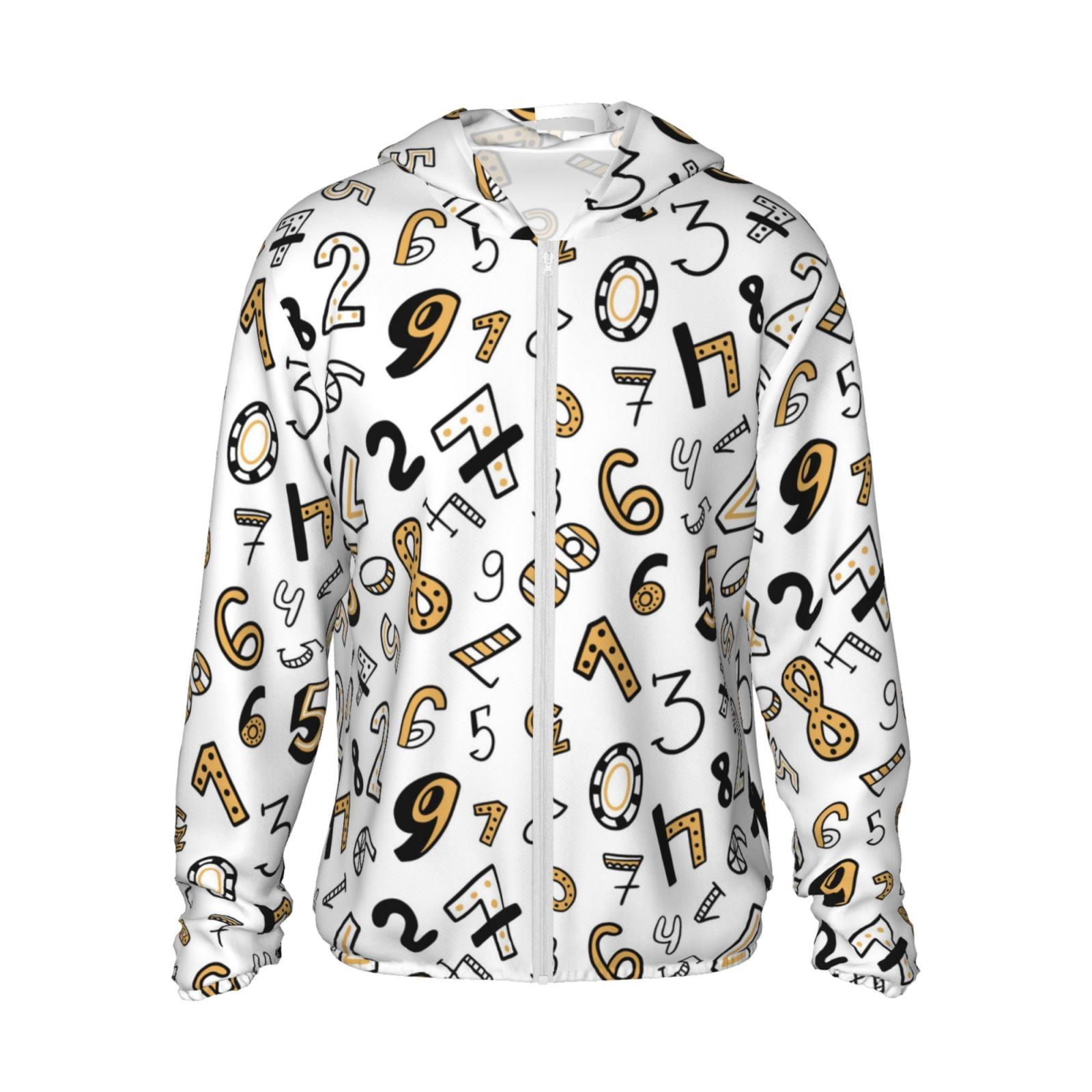 Sun Protection Shirts For Men/Women, Cute Math Numbers Long Sleeve ...